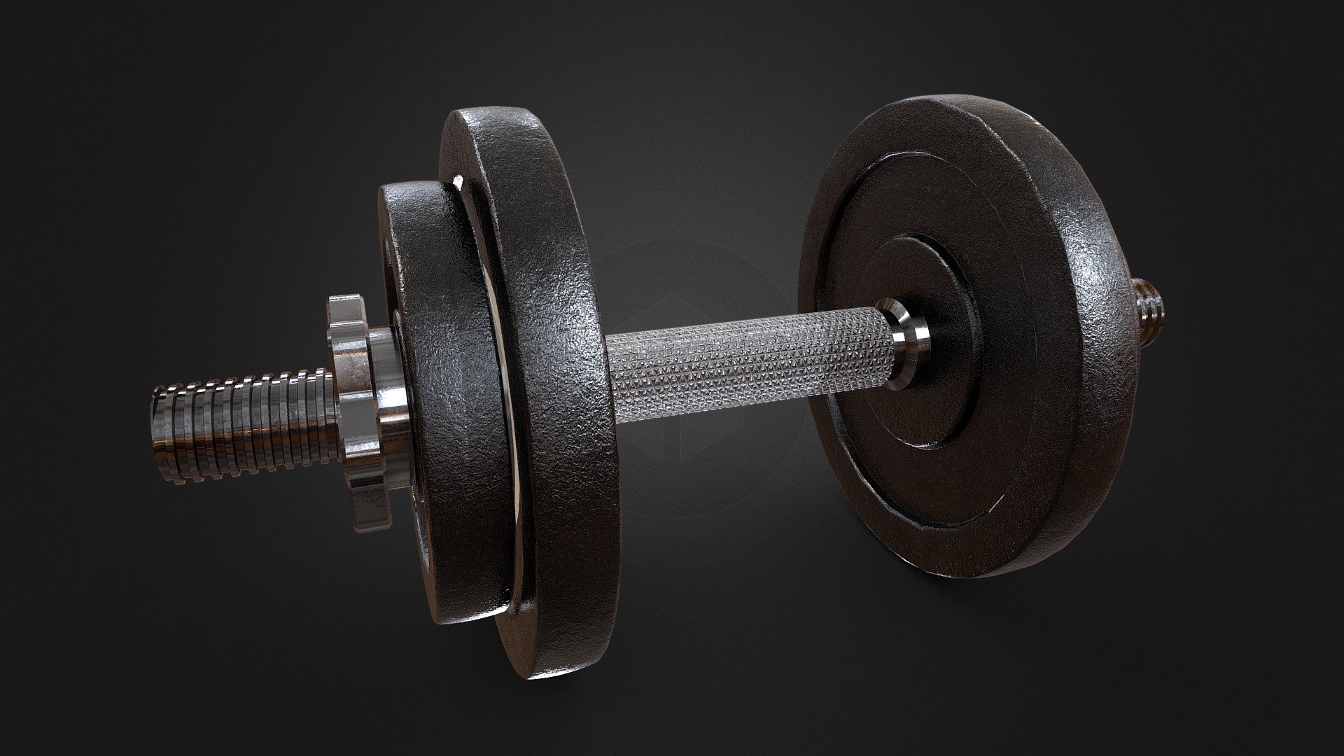 Dumbell - 3D model by samhatesham [fcc1de0] - Sketchfab