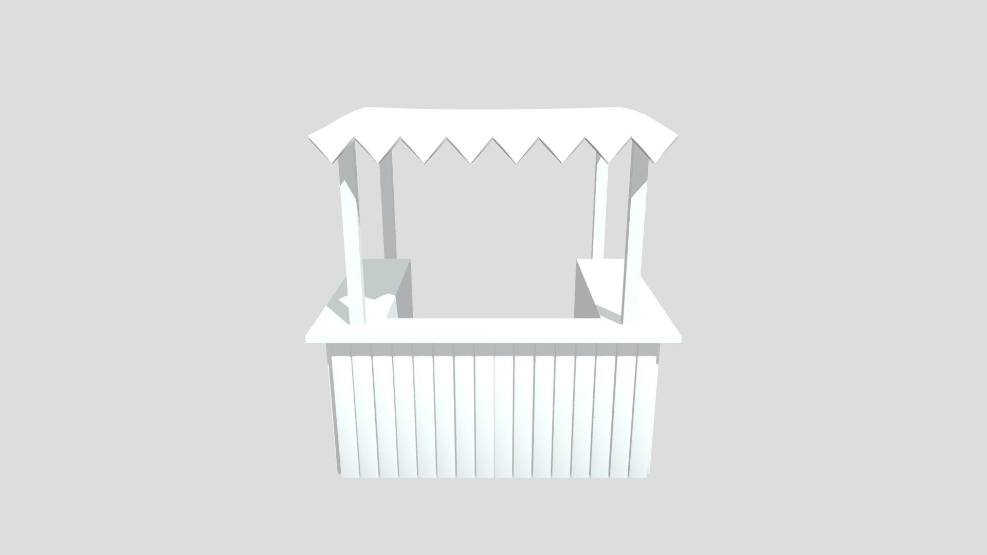 Booth - 3D model by matthewjohnchild [fcc3353] - Sketchfab