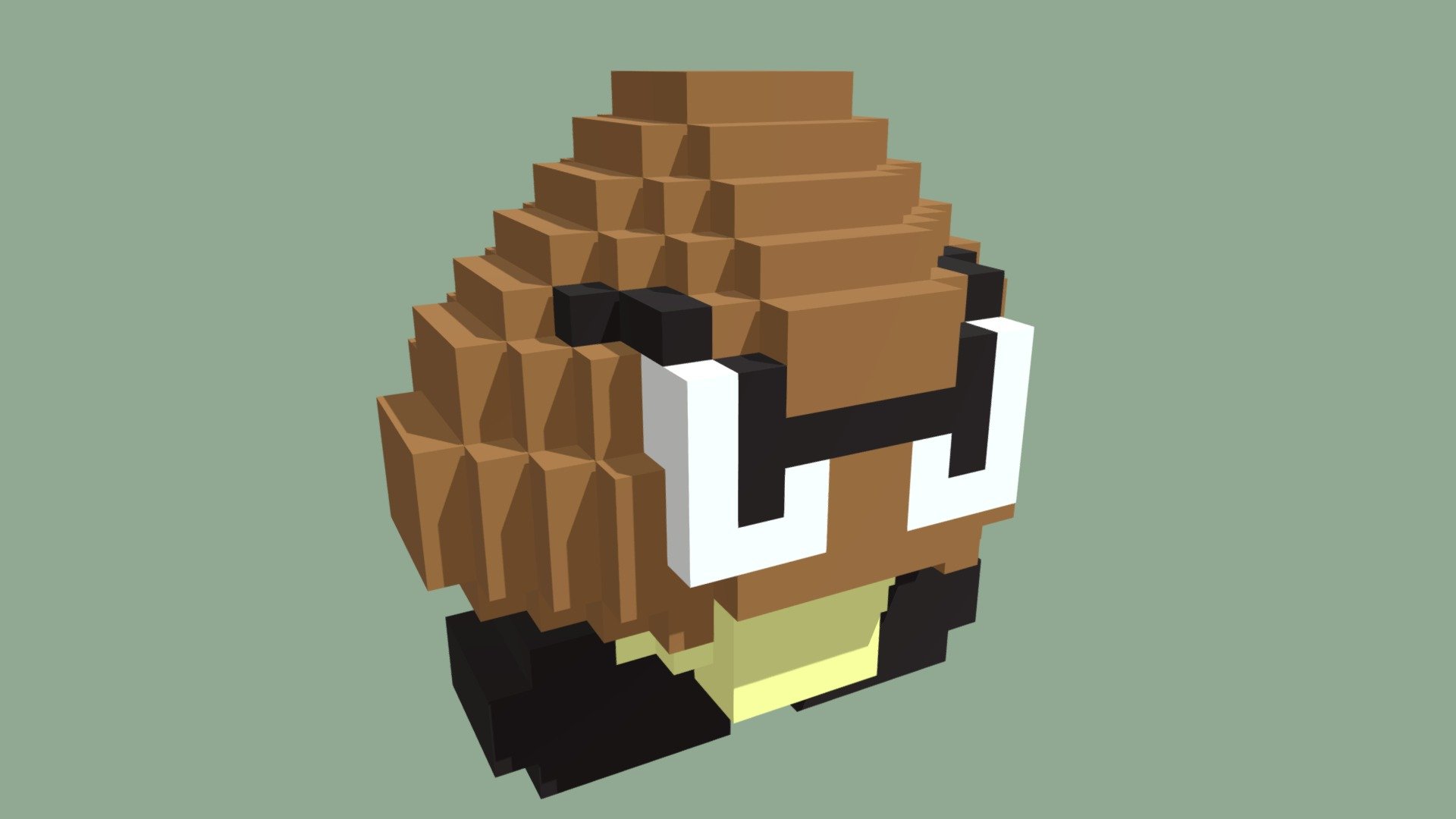 Goomba Voxel - Buy Royalty Free 3D model by rodrivgm [fcc3587 ...