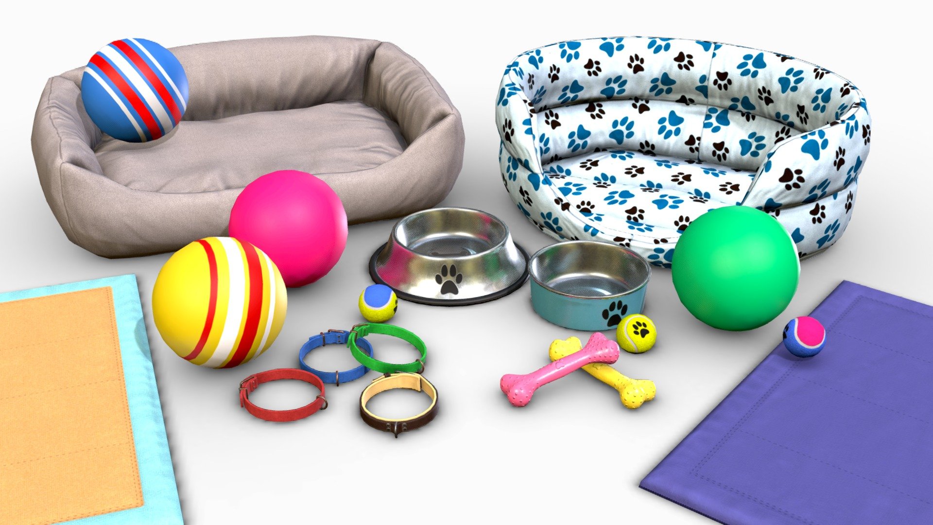 Puppy accessories - Buy Royalty Free 3D model by RedDeer (@billl90 ...