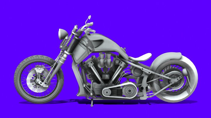 Chopper 3D models - Sketchfab