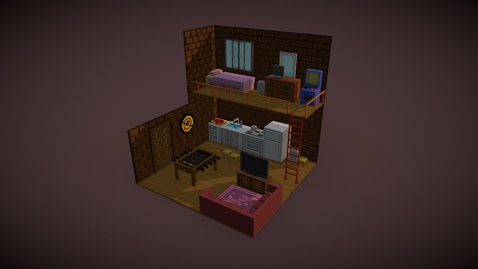 Small House - 3D model by vTorres [fcc9167] - Sketchfab