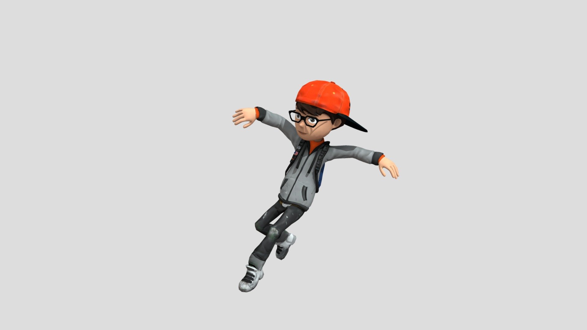 614230029 Aj Breakdance Freeze Var 2 - Download Free 3D model by ...