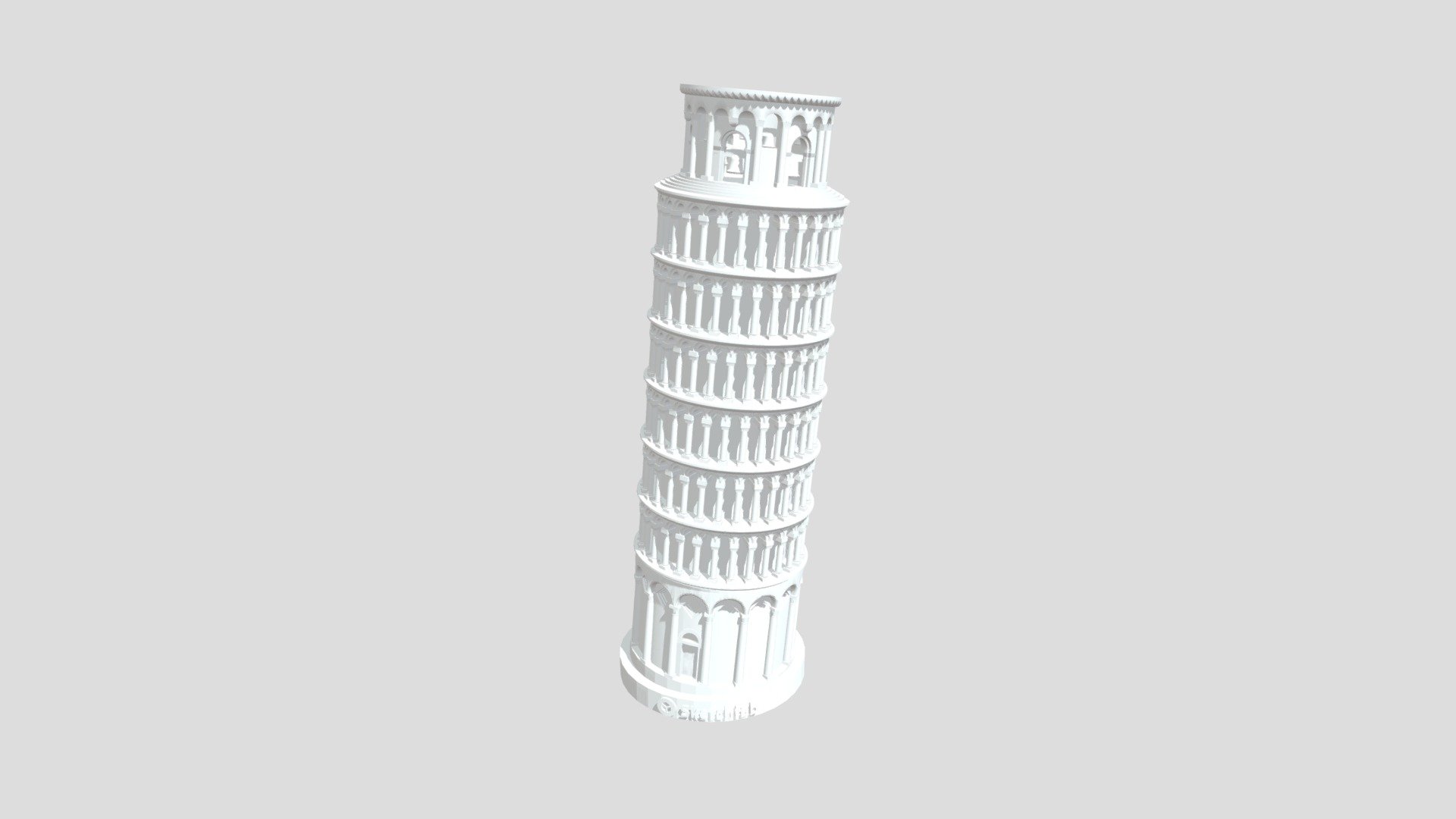 Pisa tower - Download Free 3D model by silviaas [fccc1f3] - Sketchfab