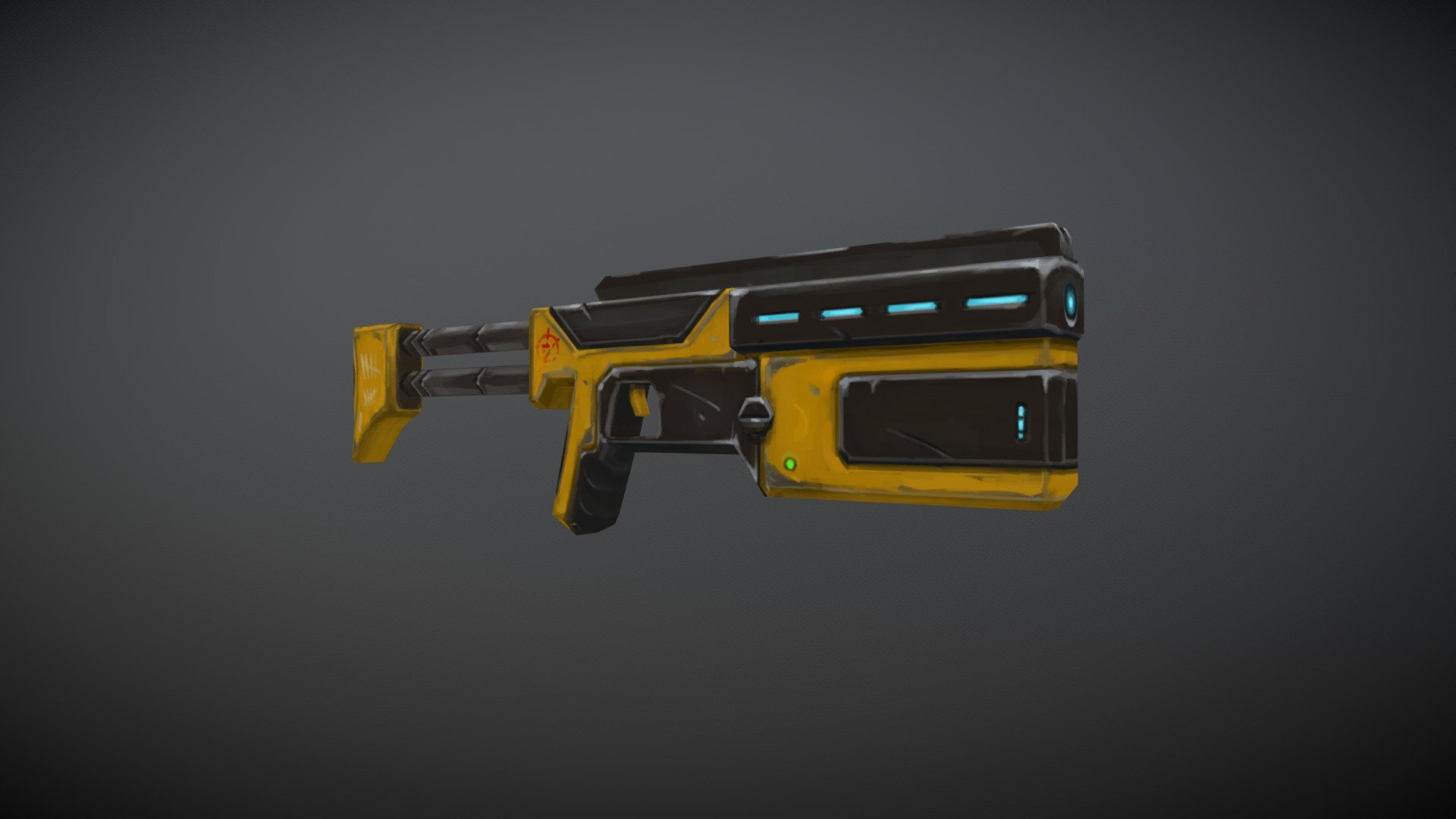 100% Mechanically Accurate Sci-fi Shotgun - Download Free 3D model by ...