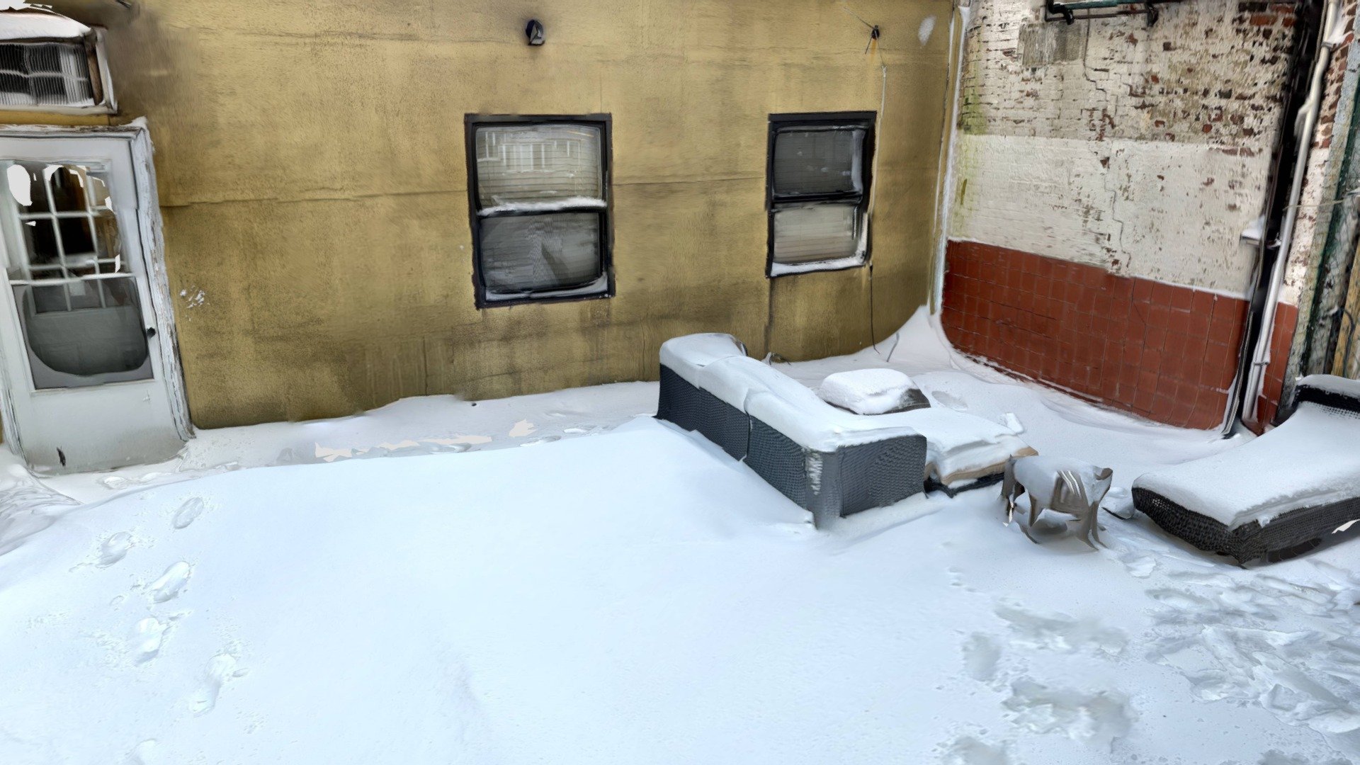Backyard Patio Snow Scan (iPhone 12 Lidar) - Download Free 3D model by ...