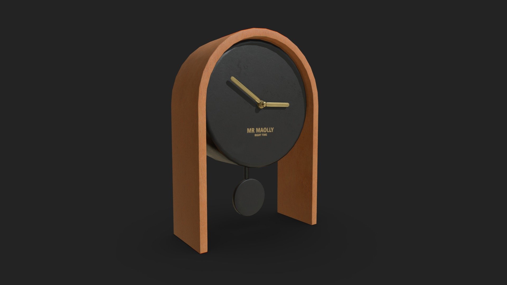 Table clock - Buy Royalty Free 3D model by rickmaolly [fccfa3c ...