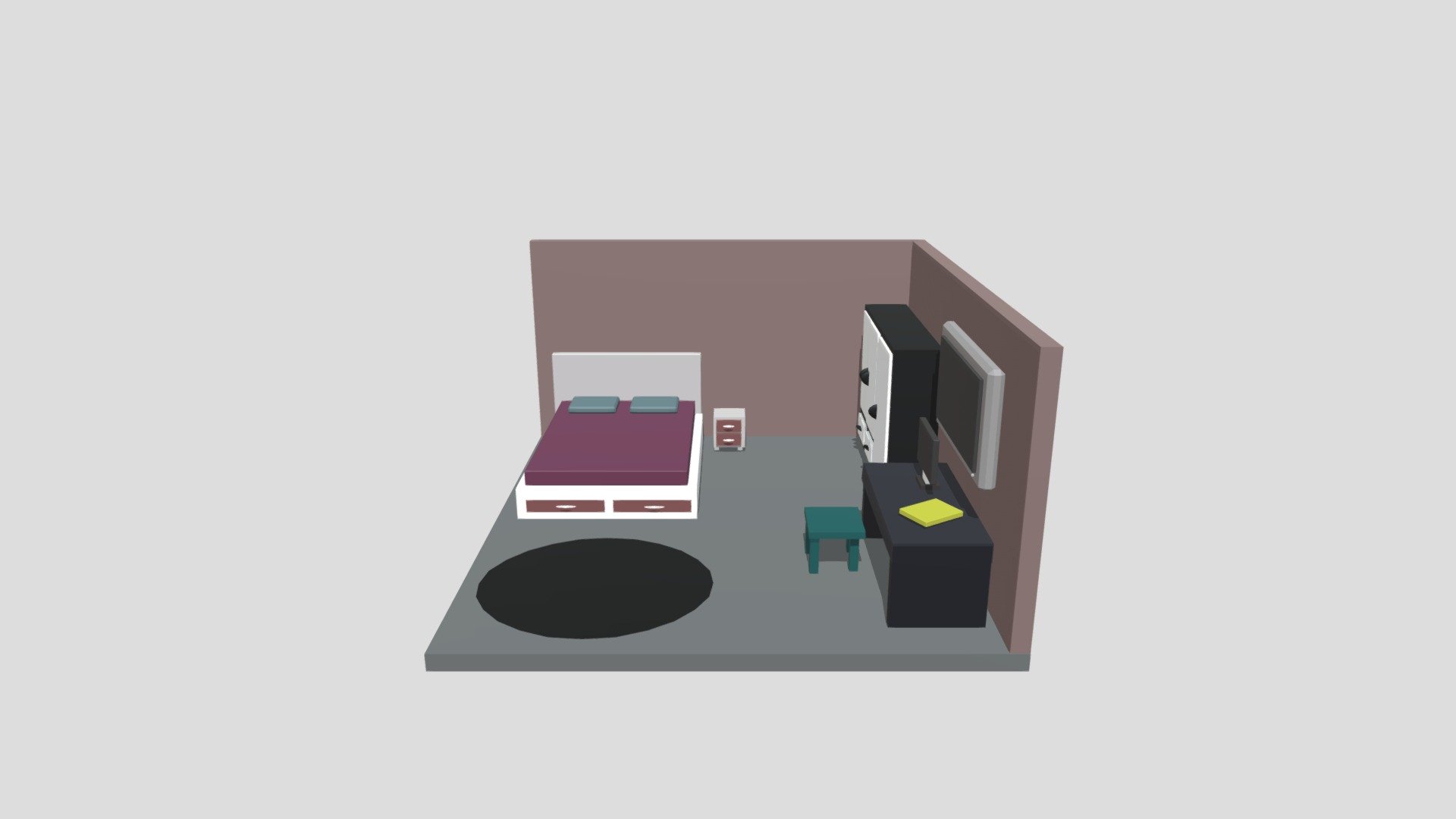Quarto - Download Free 3D model by raquelsantos [fcd050f] - Sketchfab