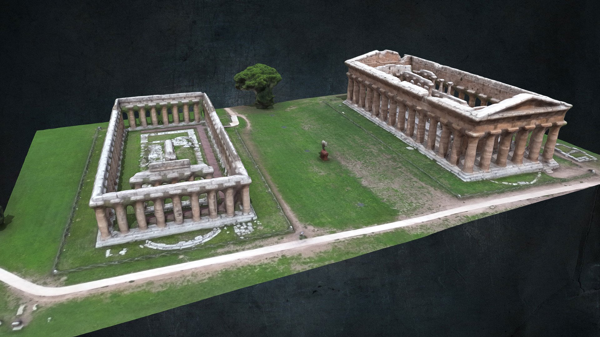 Paestum Temples | ITALY - 3D model by Arqueomodel3D (@juanbrualla ...
