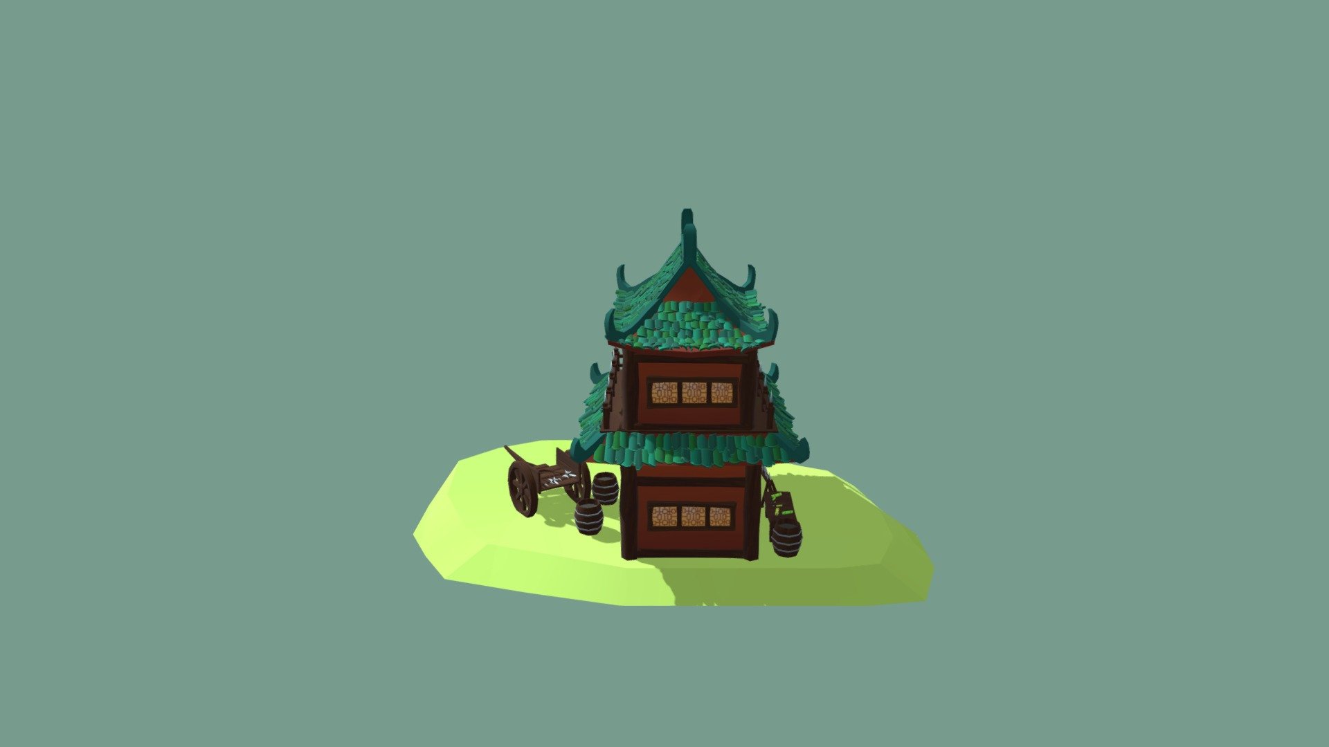DAE Villages - Ancient Chinese Weapon Supplier - 3D model by IlyaGarre ...