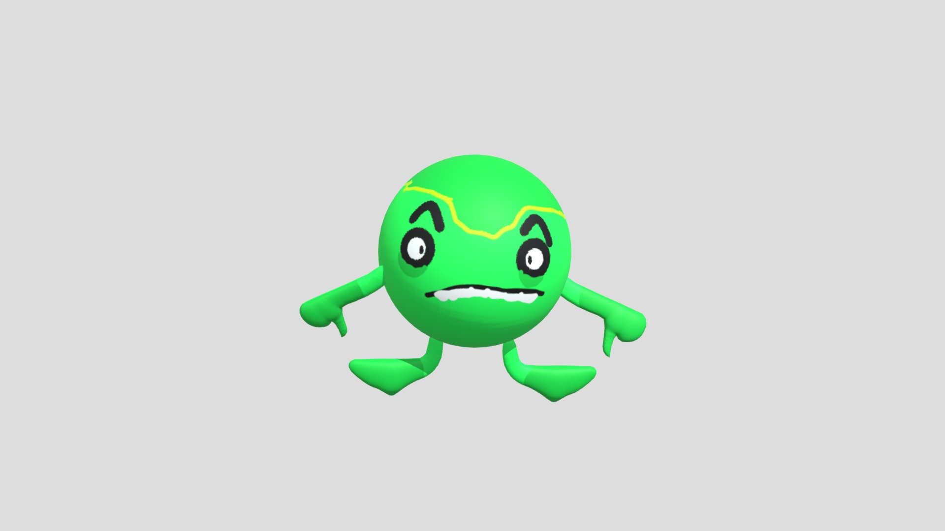 Green Monster - Download Free 3D model by lockkk_starrr [fcd5157 ...