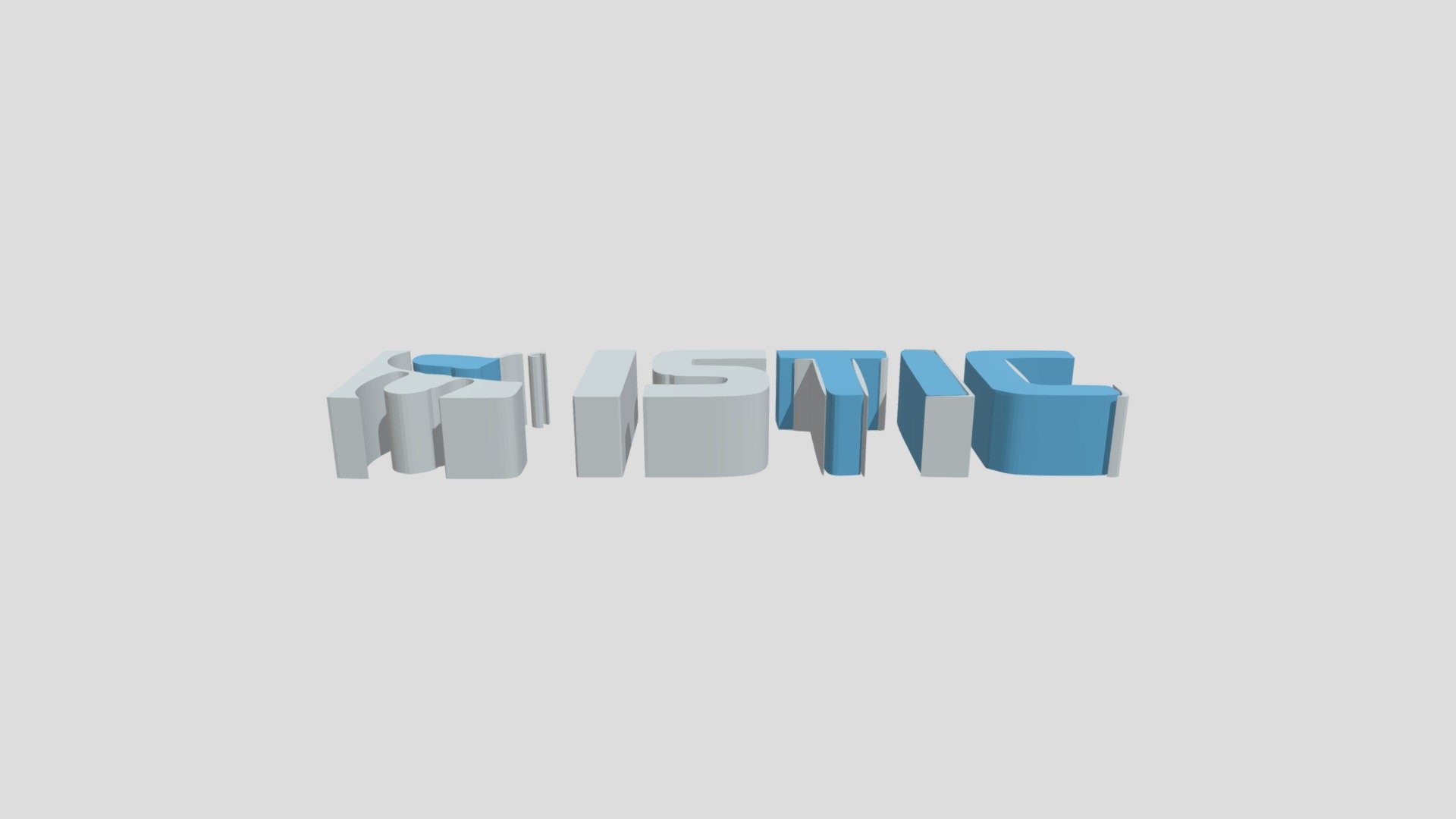 ISTIC LOGO - 3D model by Anonymous (@Bennaceur) [fcd874a] - Sketchfab