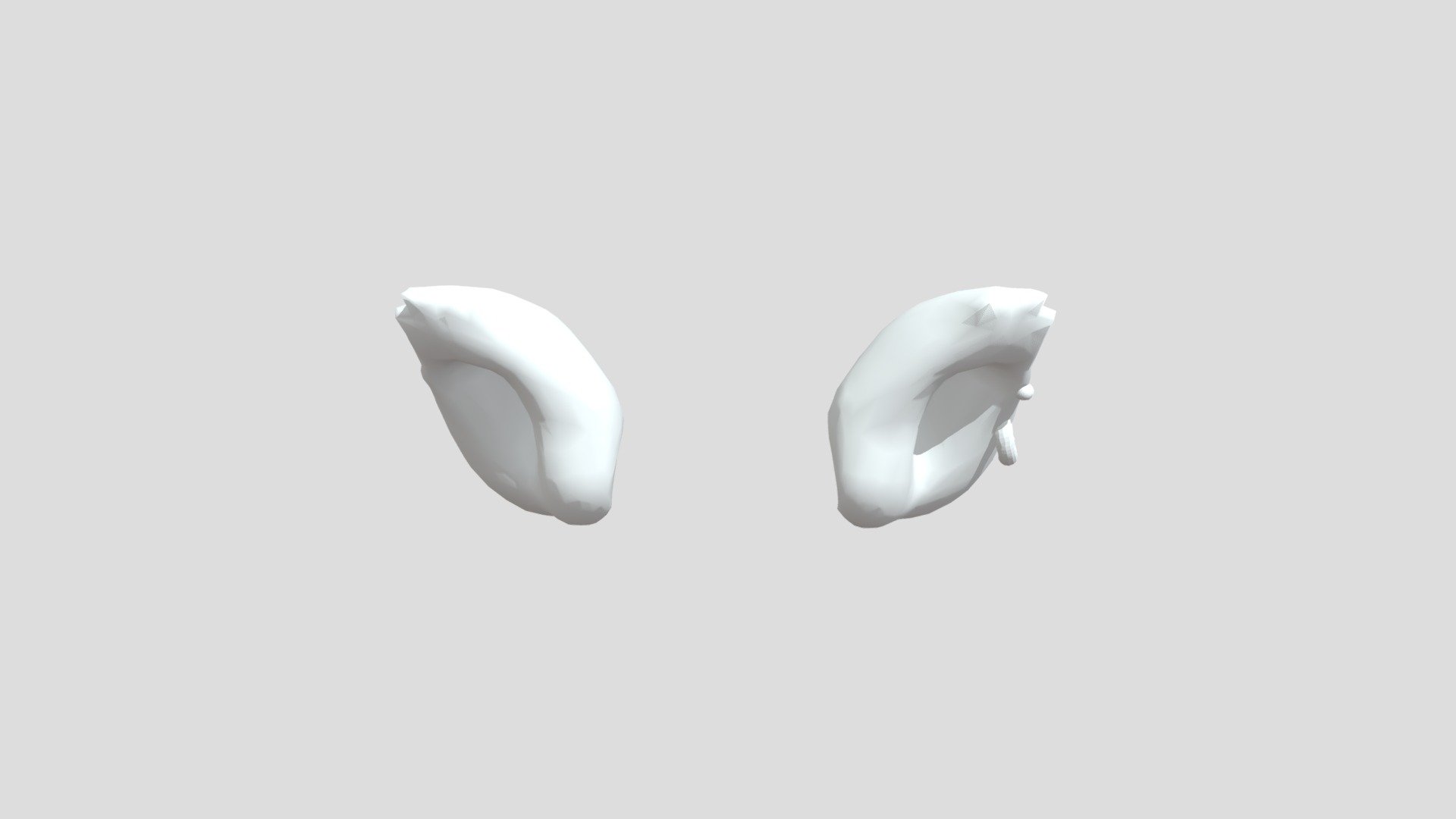 Werewolf Ears - Download Free 3D model by DecayingTrashRat [fcd931c ...