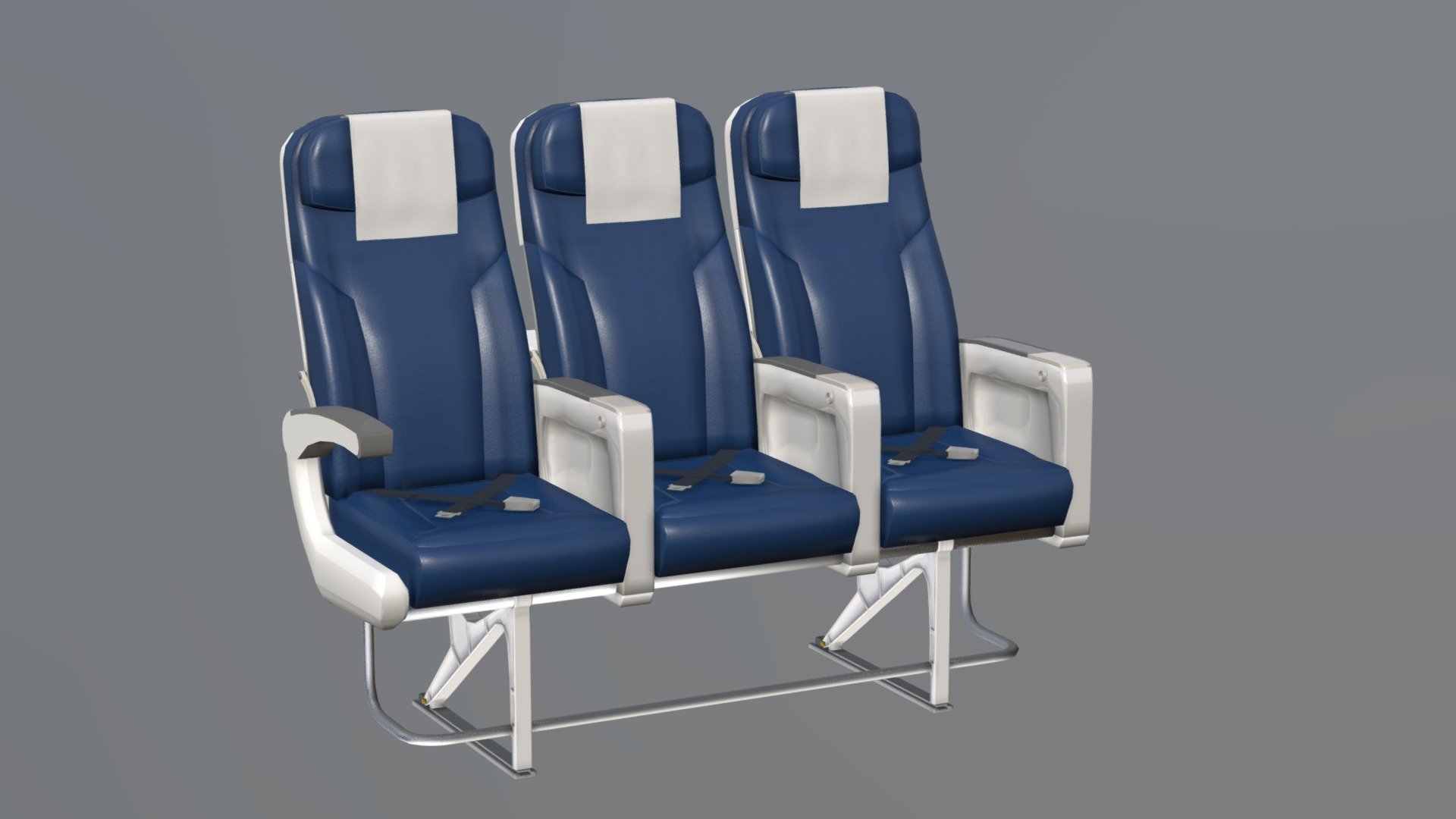 Aircraft Chair 3 - Buy Royalty Free 3D model by bboycafard [fcd95b6 ...