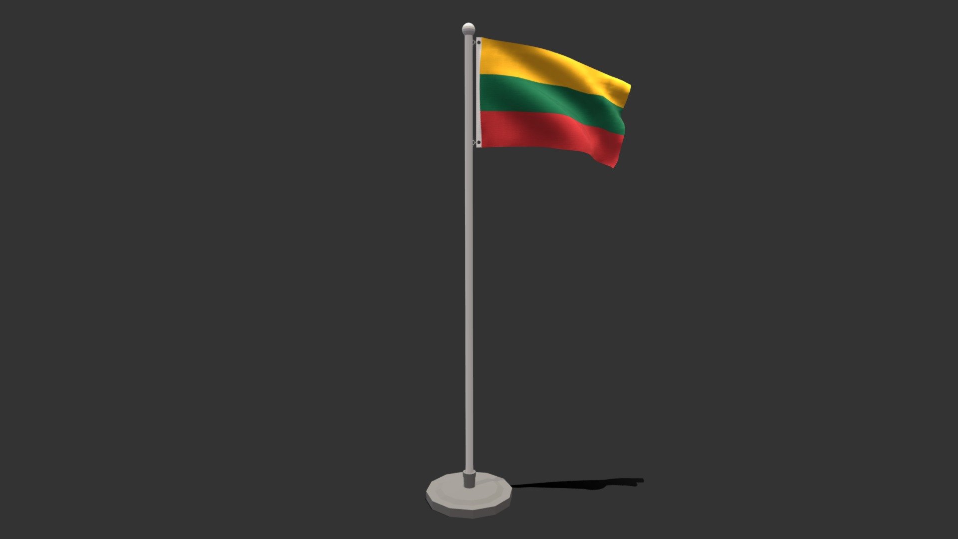 Seamless Animated Lithuania Flag - Buy Royalty Free 3D model by ...