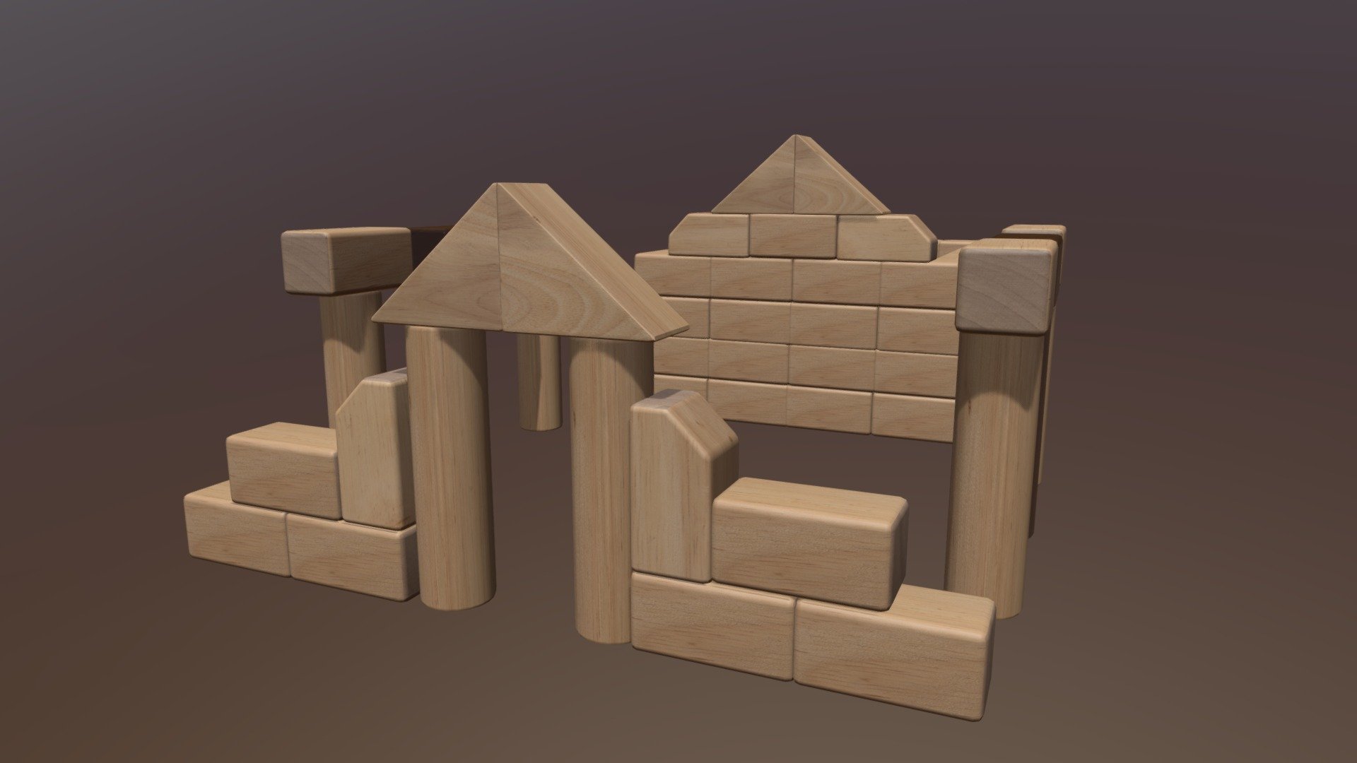 Unit Block Temple - 3D model by gottalovehana [fcda785] - Sketchfab
