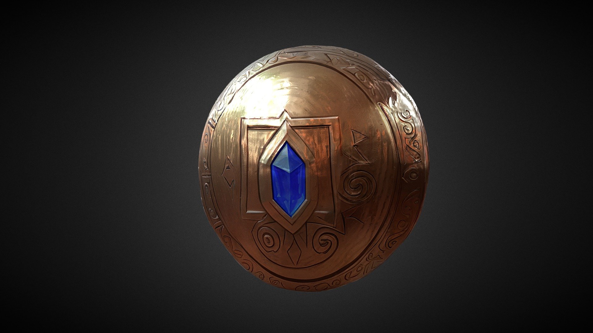 Fantasy Shield - Download Free 3D model by vlarin [fcda87e] - Sketchfab