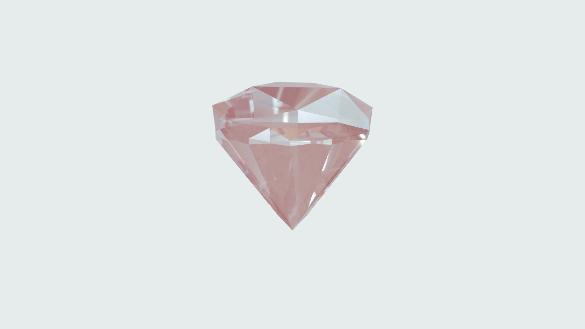 pink diamond - Download Free 3D model by gabrisciarrone [fcdd2b8 ...