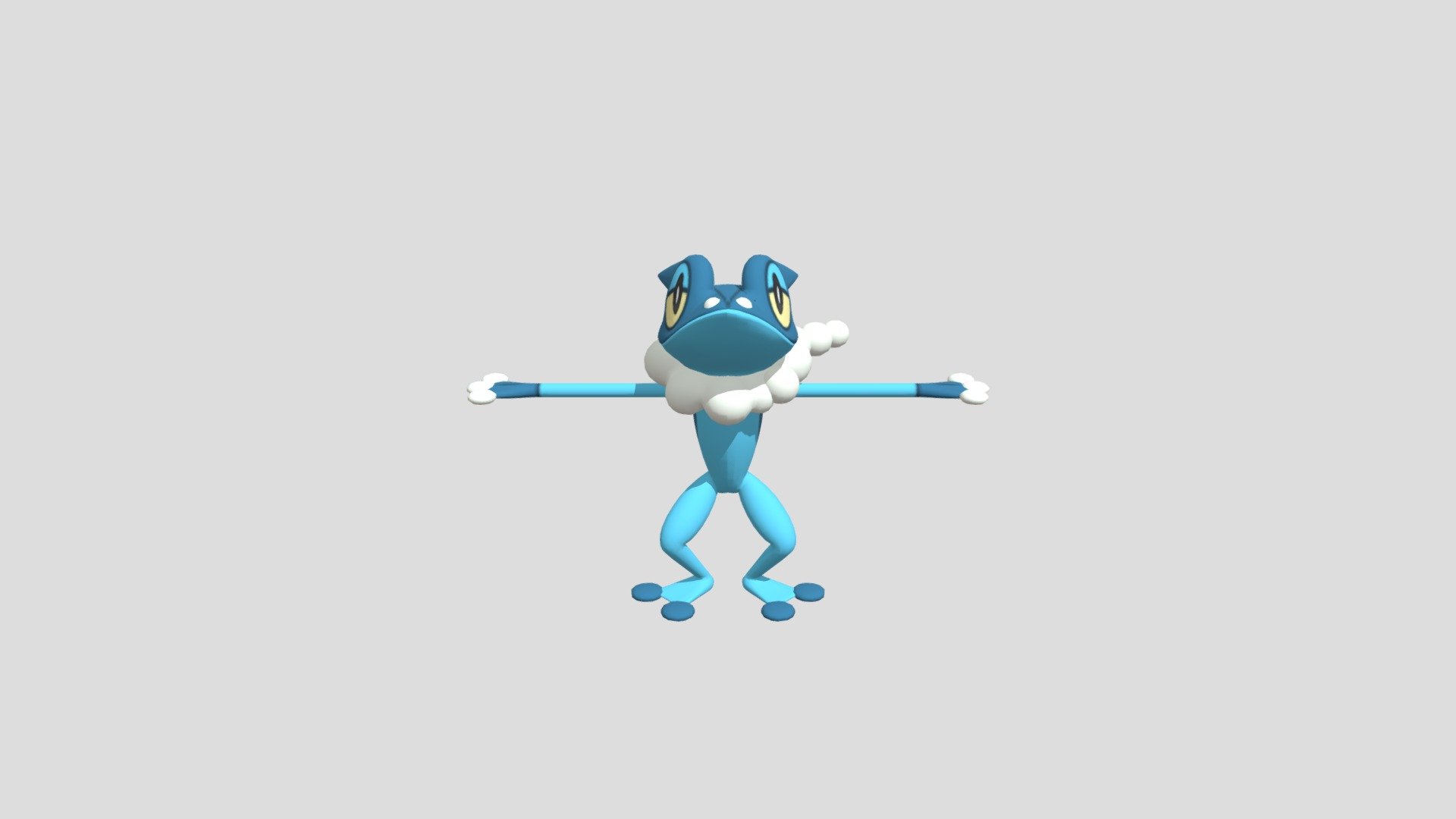 Frogadier - Download Free 3D model by nguyenlouis32 [fce054b] - Sketchfab