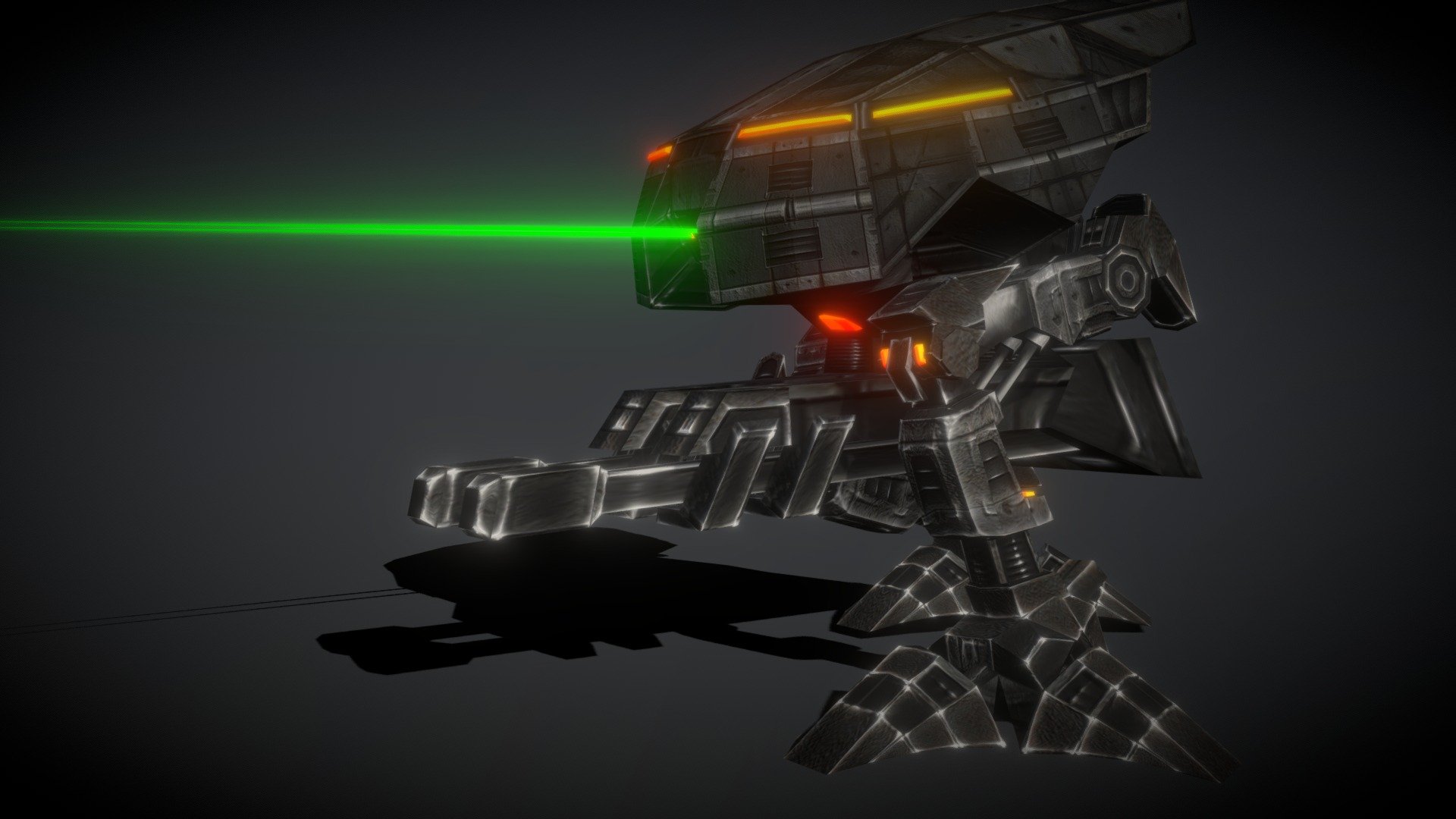 3DRT - Mech Walker robot - 3D model by 3DRT.com [fce2323] - Sketchfab