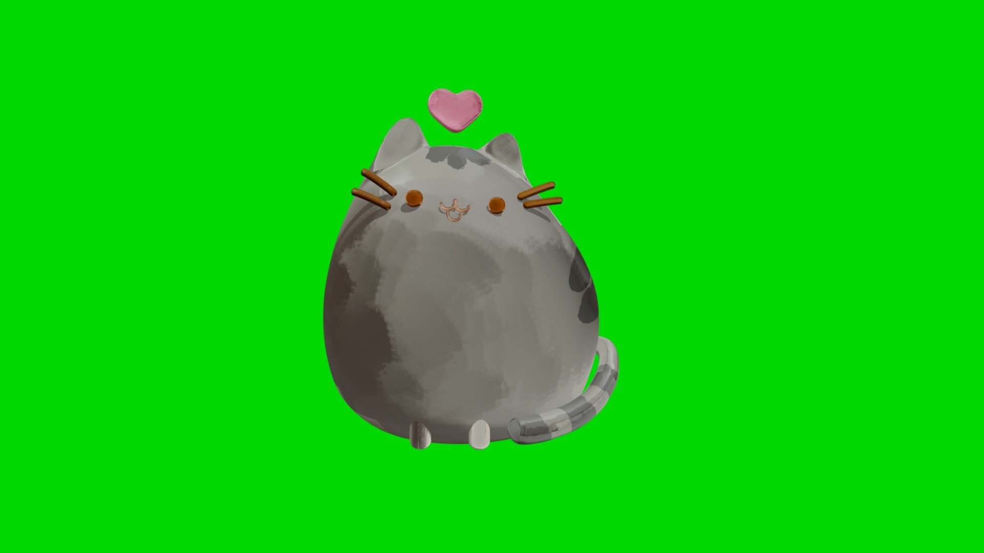 Cute cat "Pusheen" - Download Free 3D model by aggeloskyrillou [fce2e20 ...