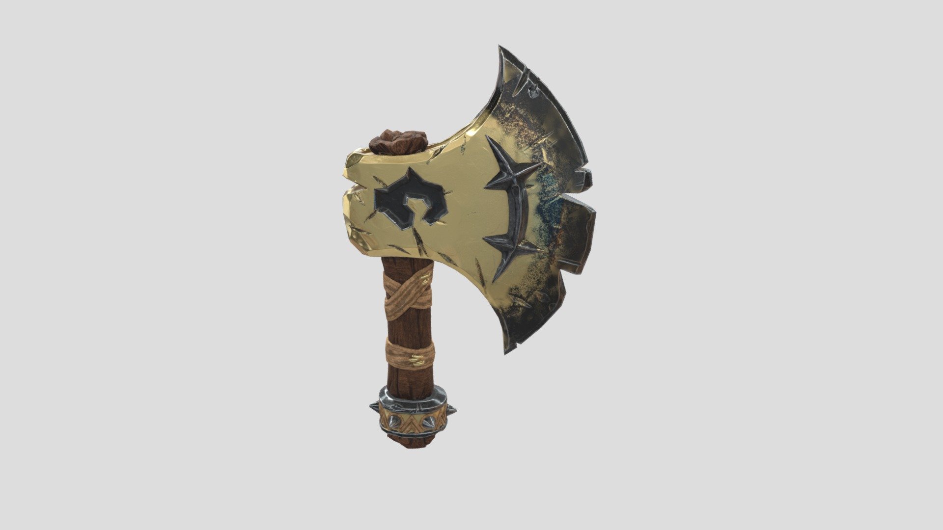 Worned Golden Axe Model - 3D model by Chikenuggs [fce5af9] - Sketchfab