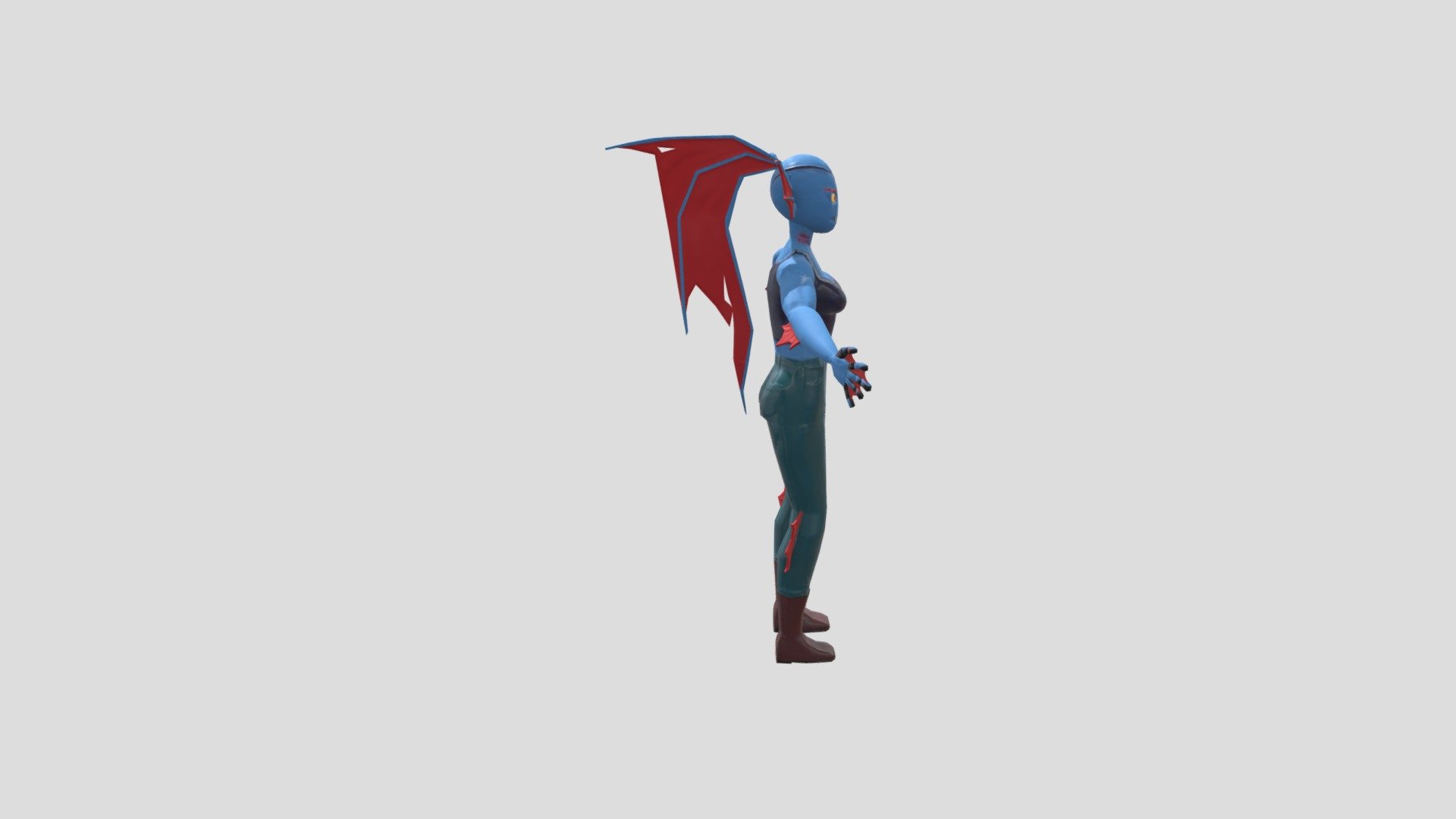 Undyne 3D Model - 3D model by ritamata [fce653a] - Sketchfab