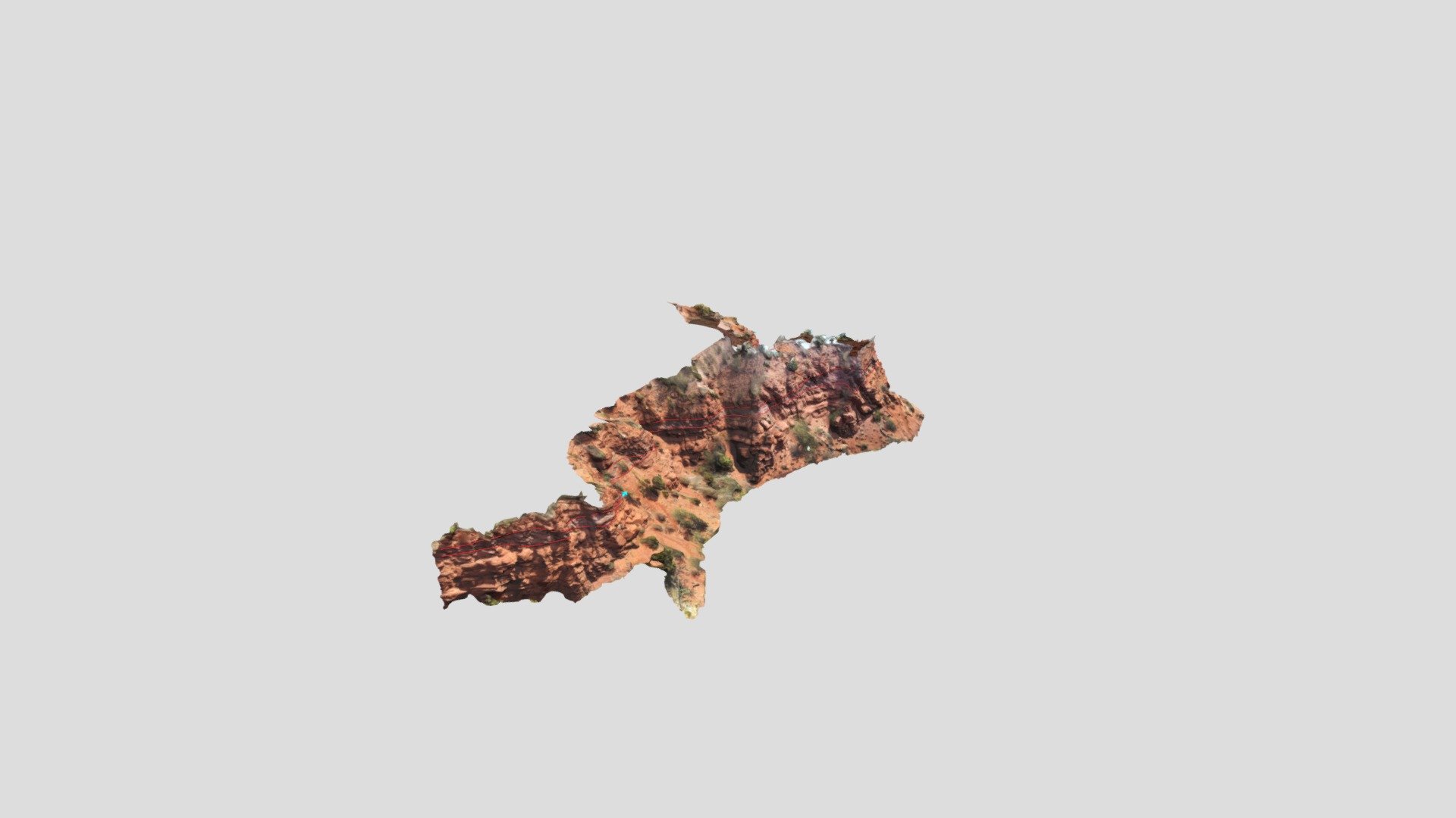 3D Outcrop Example GSA 2020 - 3D model by dfbrav [fce74e2] - Sketchfab