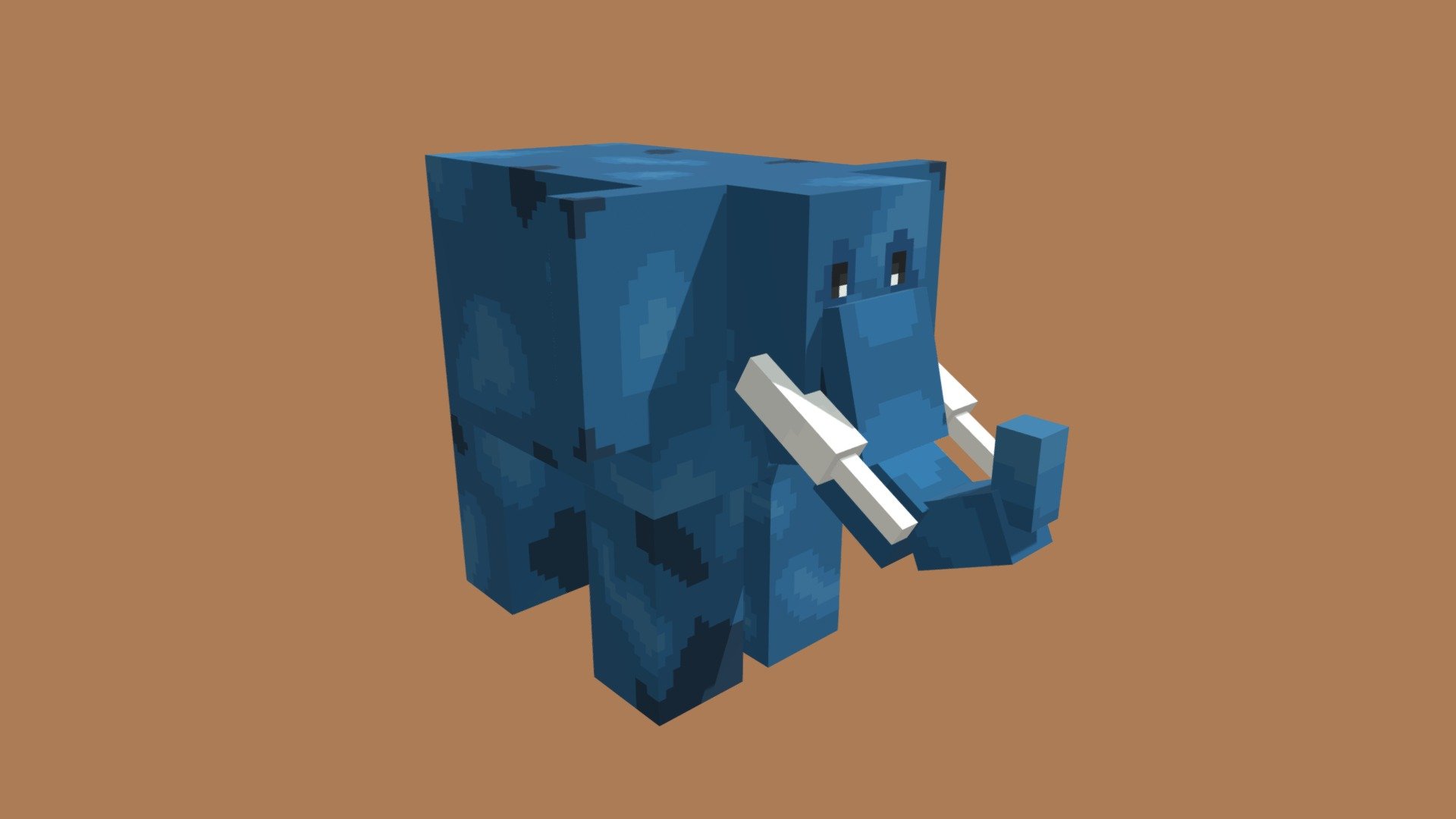 Elephant (blue) - Download Free 3D model by kingillager [fce8fcf ...