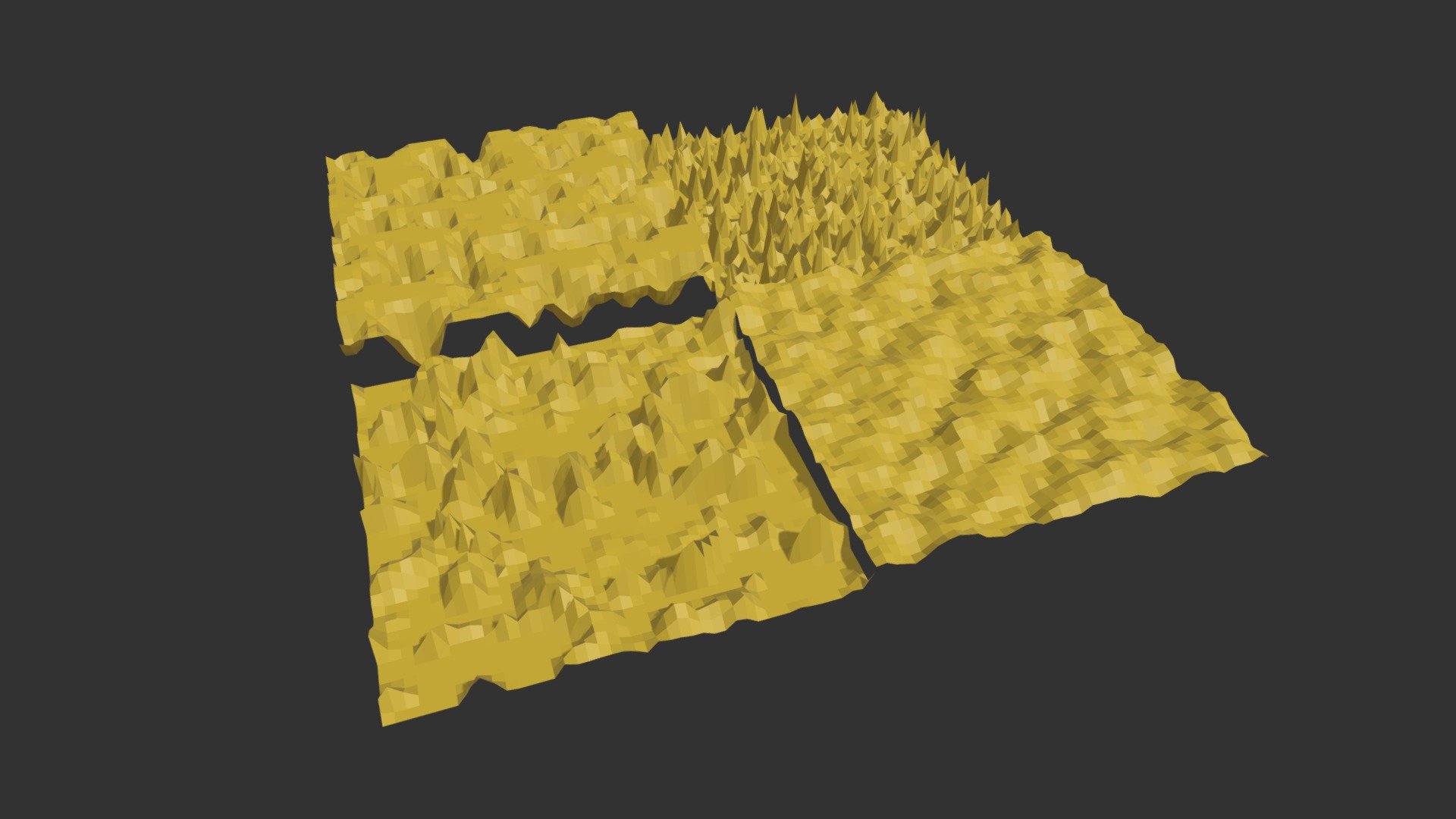 Four Map Textures On A Plane - Download Free 3D model by m53studio ...