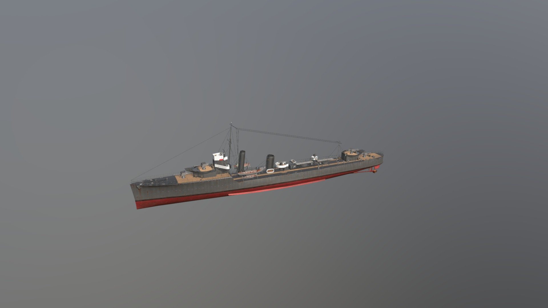 British V-class destroyer - 3D model by Efril [fcea3a2] - Sketchfab