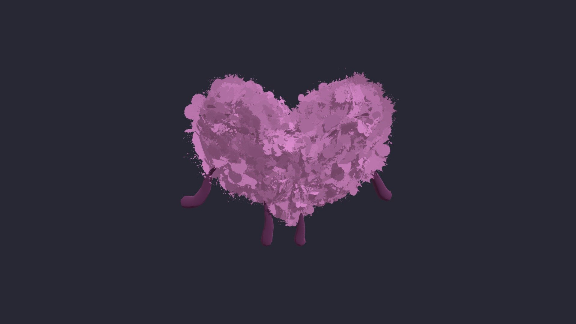 heart monster - Download Free 3D model by alima21 [fced083] - Sketchfab
