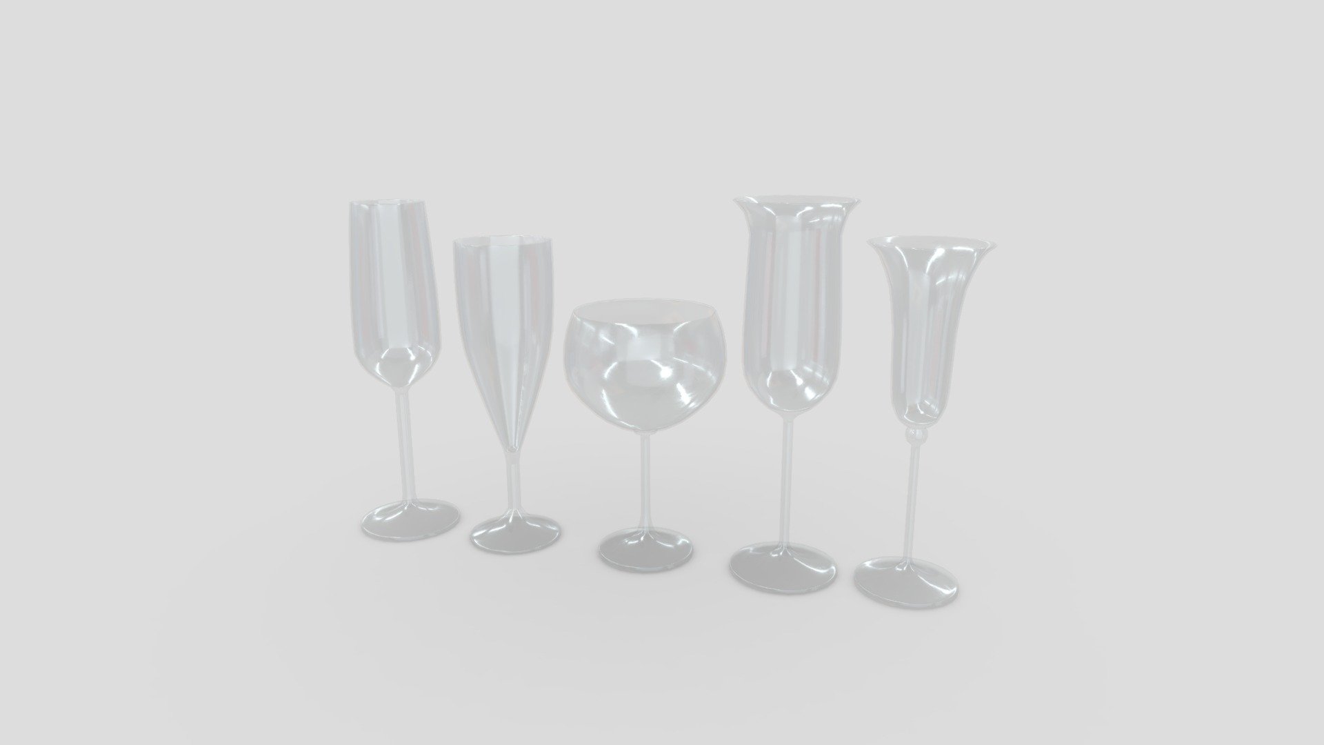 Cocktail Glass Set 2 - Buy Royalty Free 3D model by plaggy [fcee6a8 ...