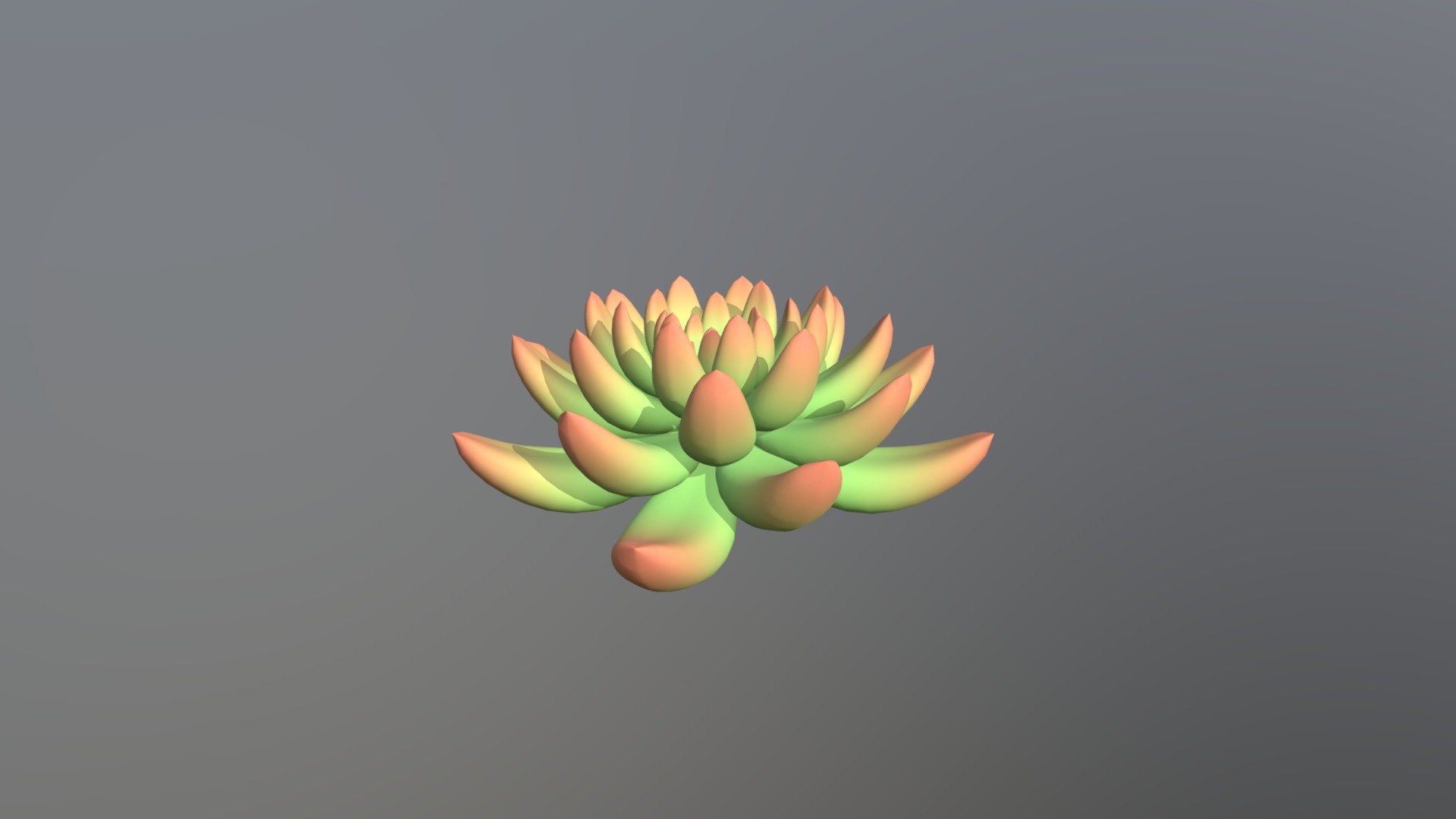 Stylized Succulent Plant - Download Free 3D model by modelnprint3D ...