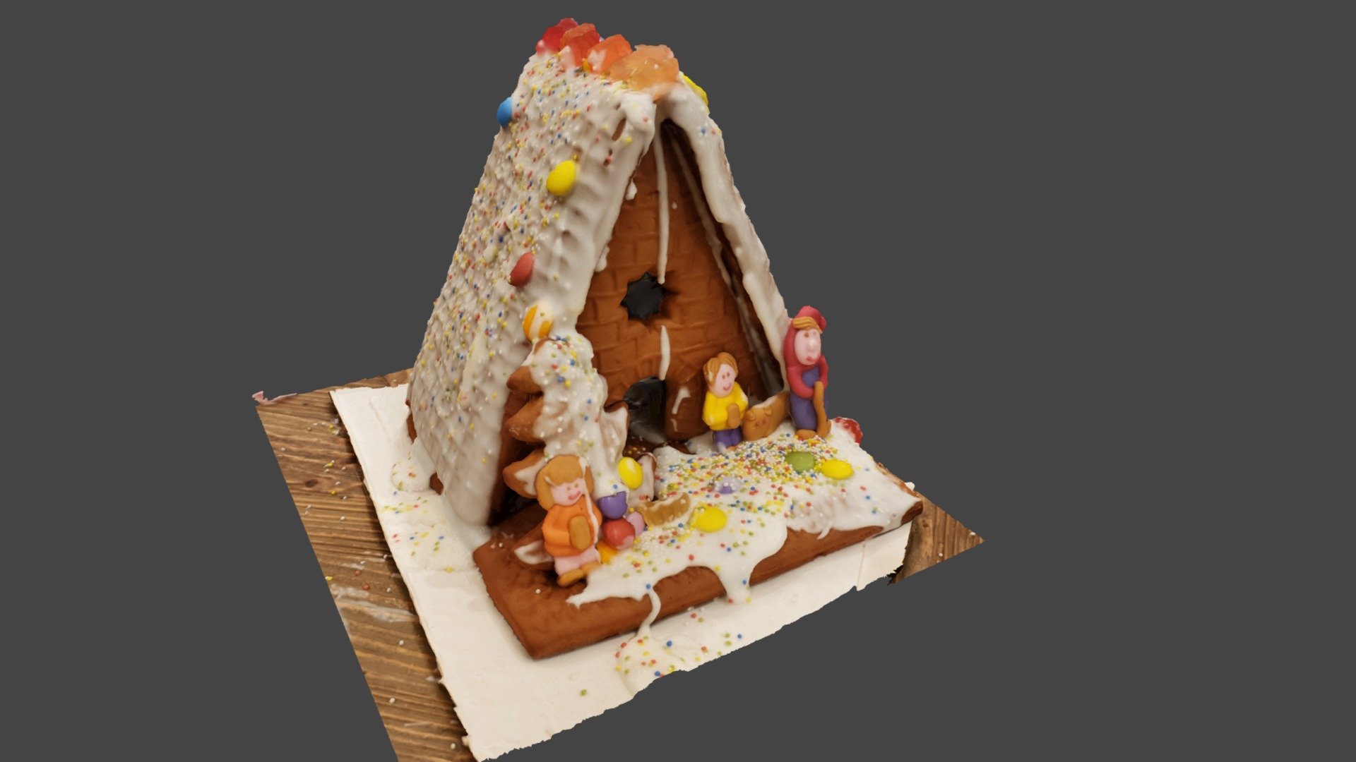 Christmas Gingerbread House - 3D model by Morris (@kywaterfalls ...