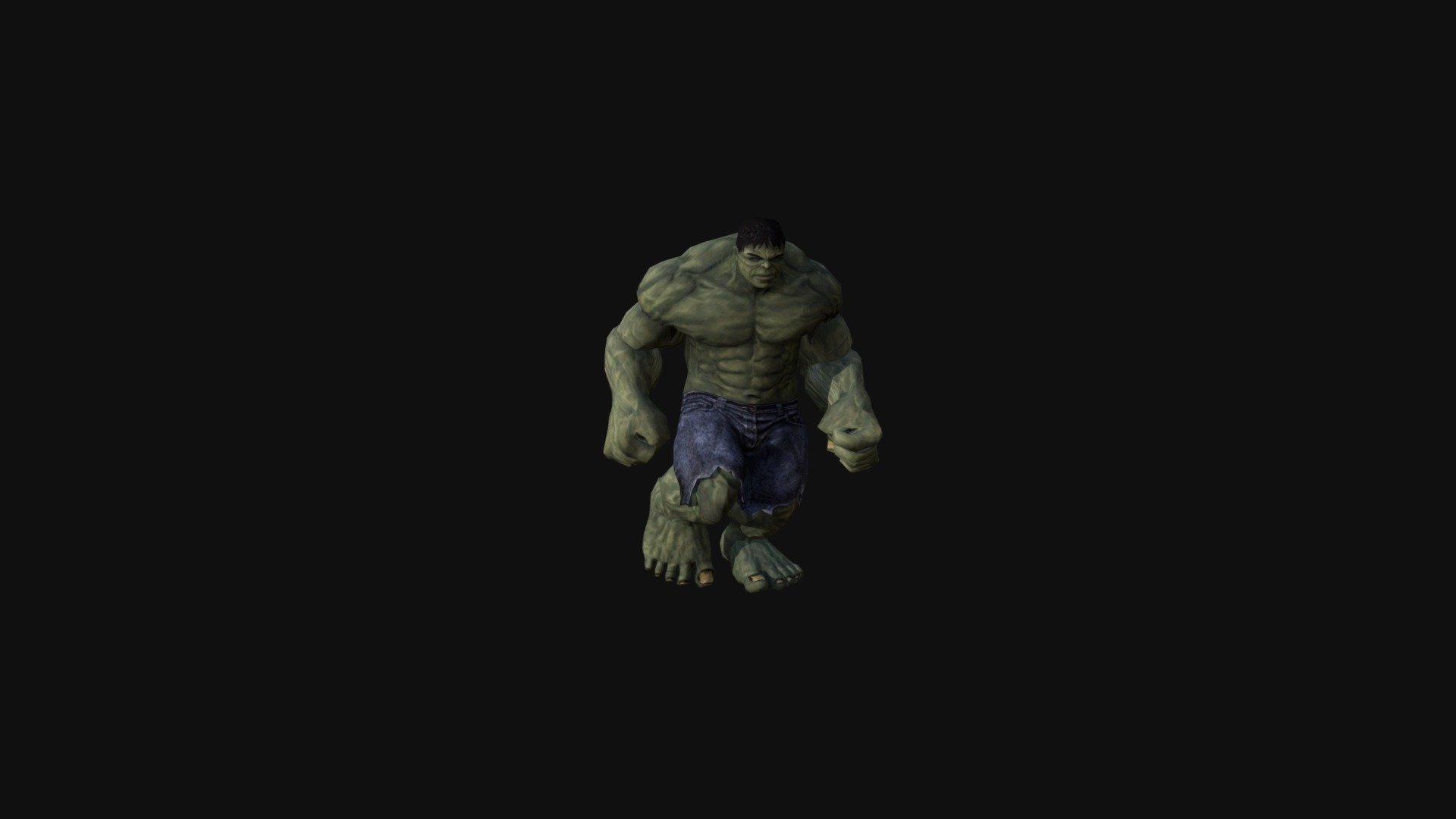 Hulk Run - 3D model by Toby Dart (@tobydart) [fcf0e0b] - Sketchfab