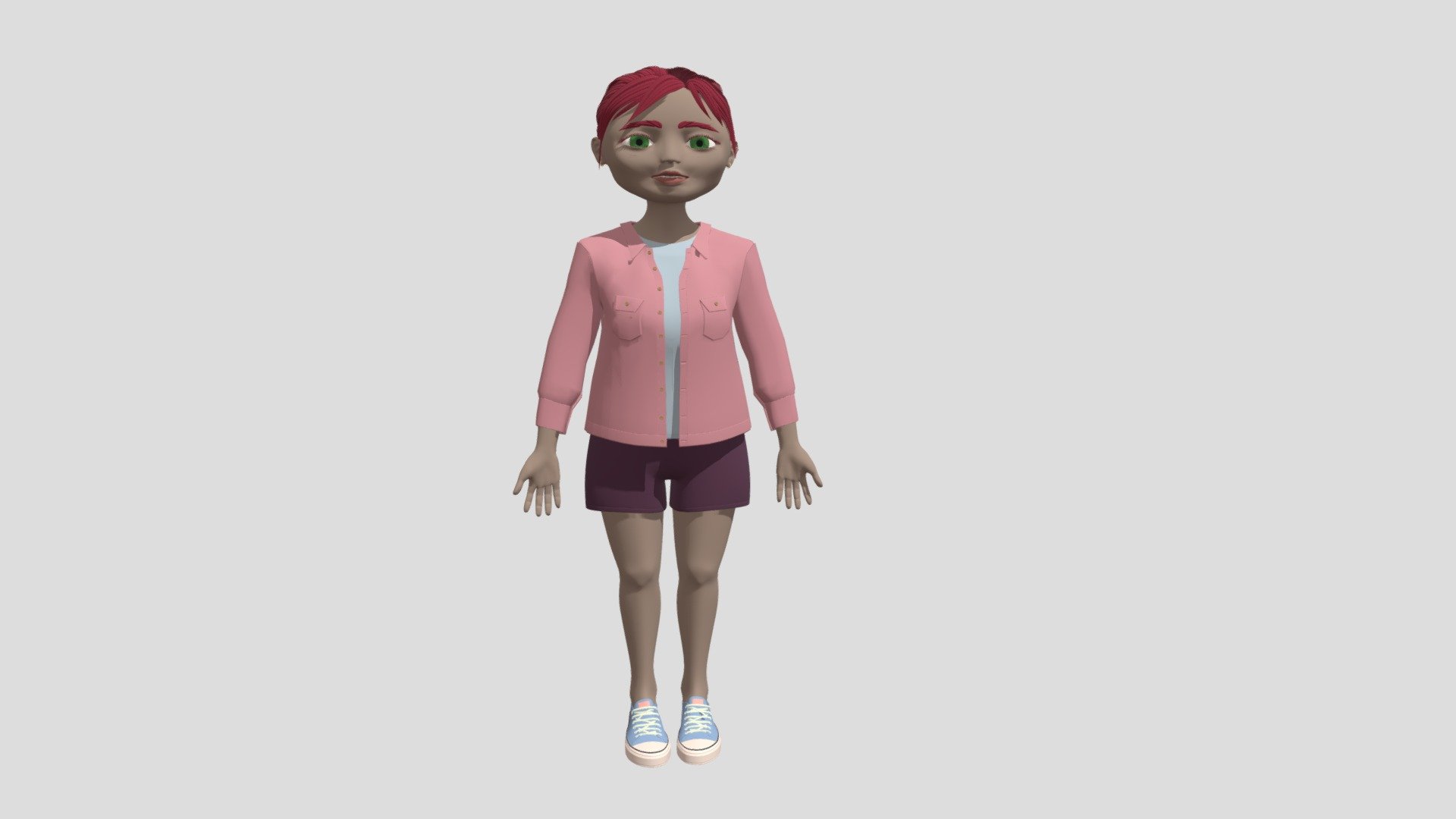 Modern Female Character - 3D model by guigmortean [fcf1784] - Sketchfab