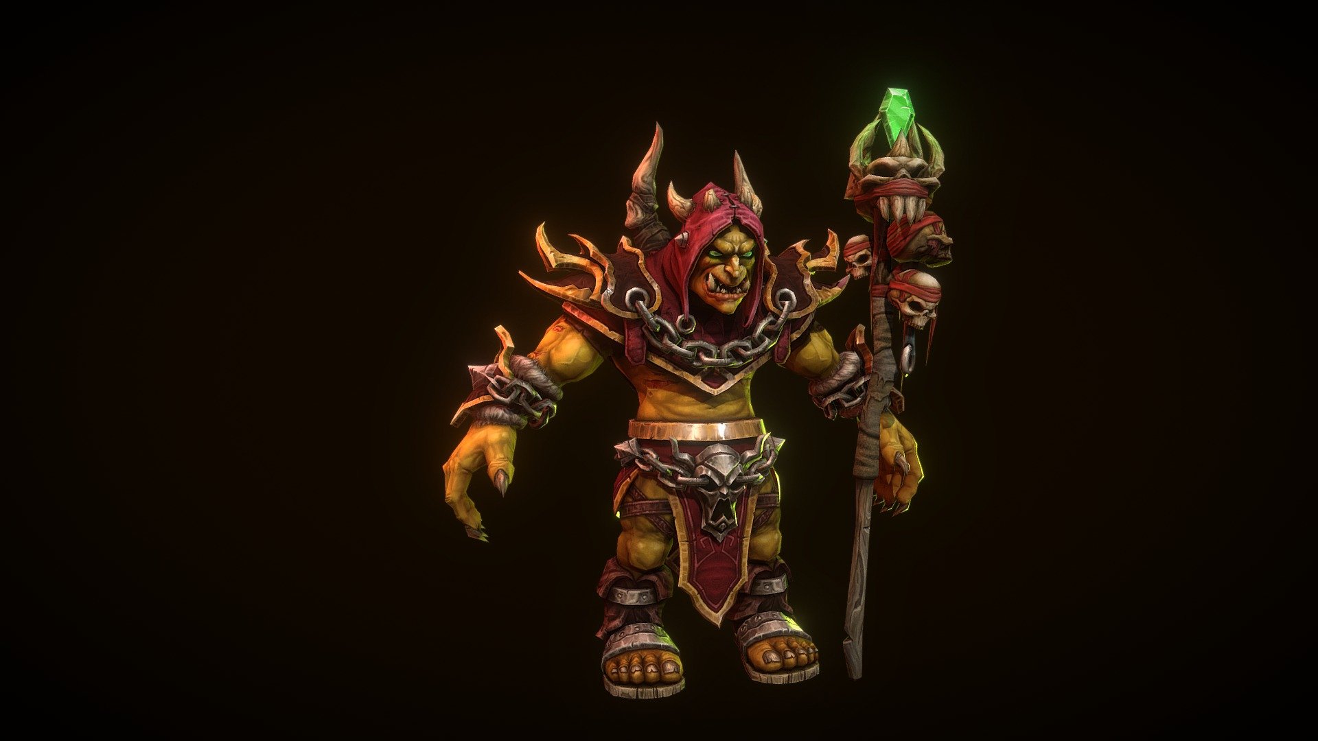 Warlock_01 - 3D model by Dragonscastle [fcf1a91] - Sketchfab