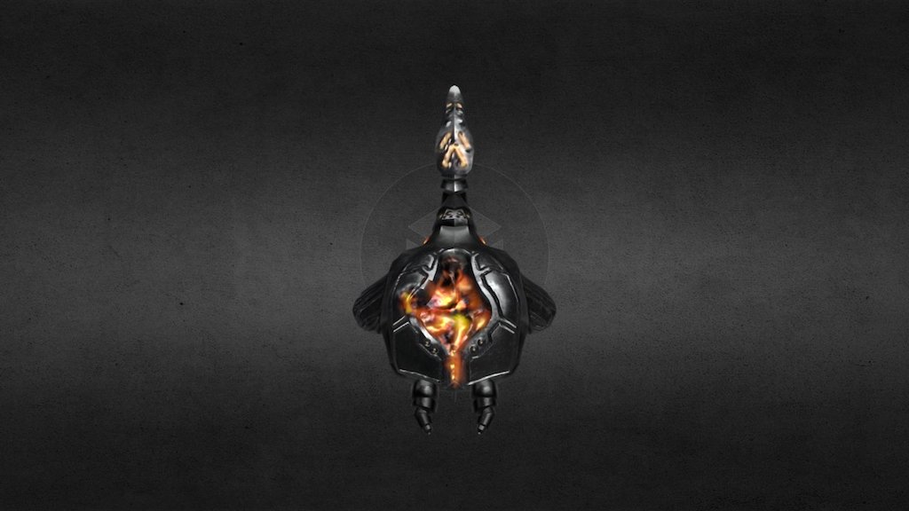 Flying alien drone - 3D model by Niklas Öhrberg (@niklasoh) [fcf2078 ...