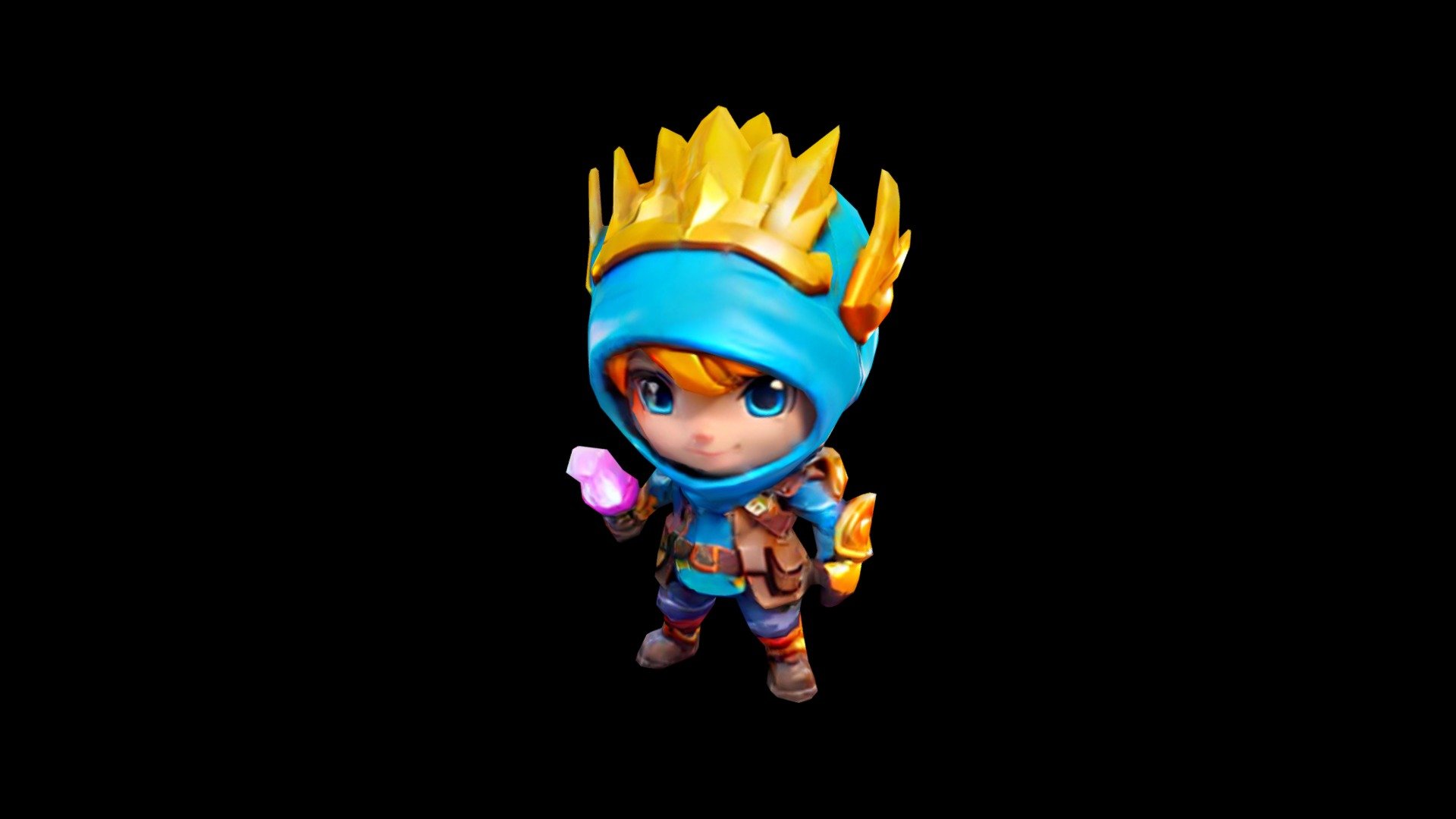 Electric Blue Mystery A Fontastic Cartoon Charac - Download Free 3D ...