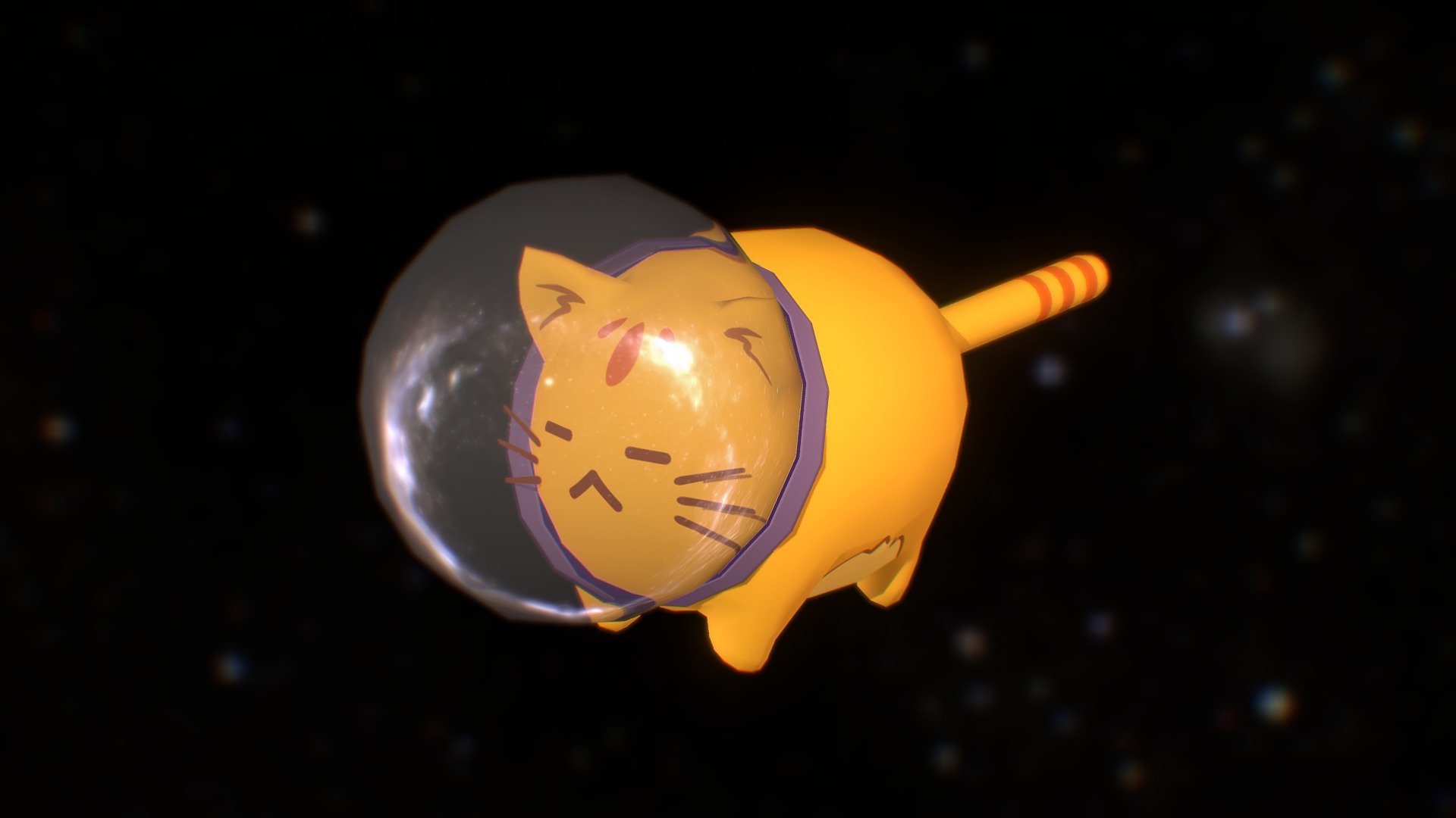 Commander Space Cat - 3D model by Nicole "CmdrSpaceCat" Rusk ...