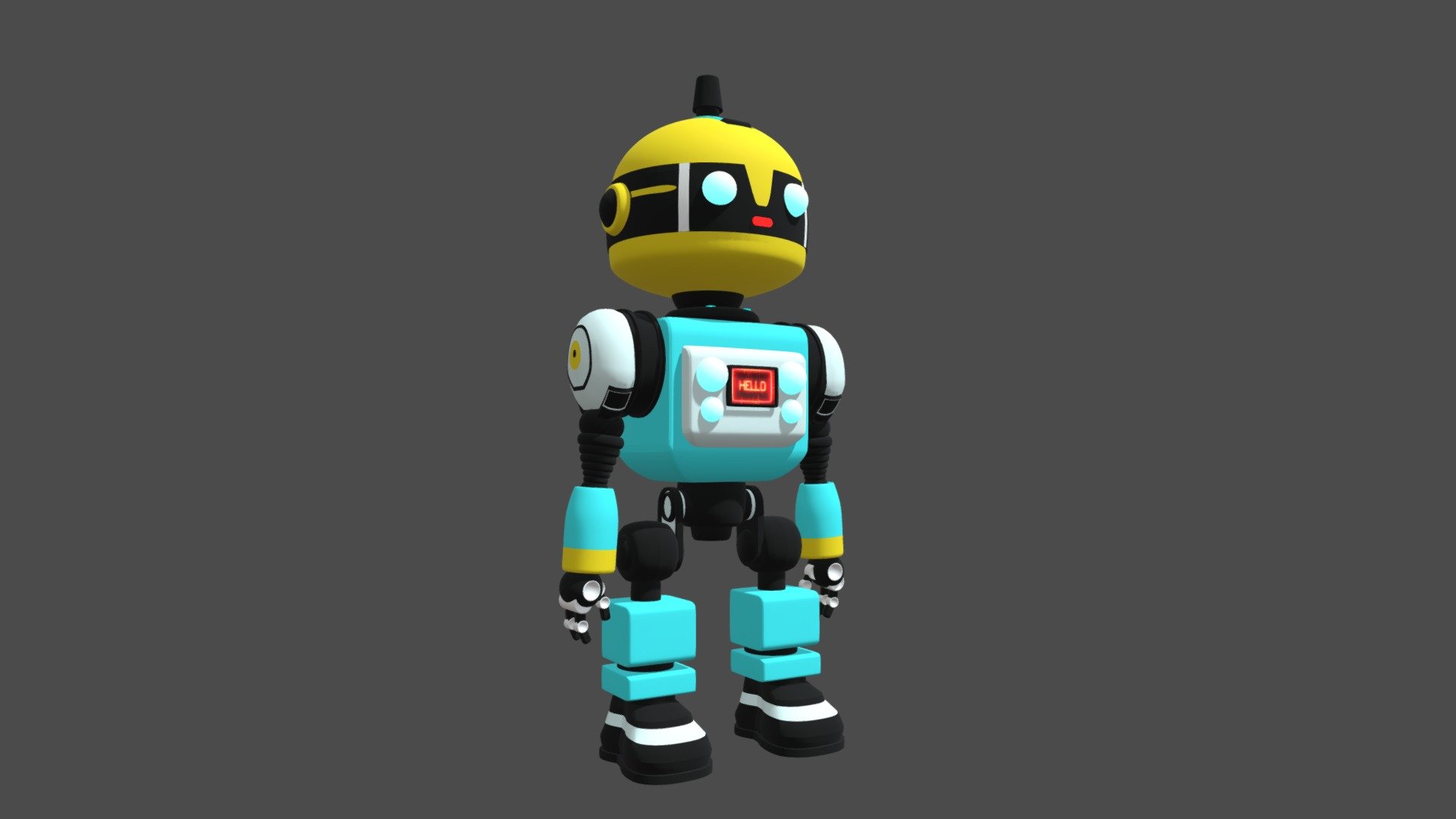 robot boy - Download Free 3D model by RenderX [fcf6ef1] - Sketchfab