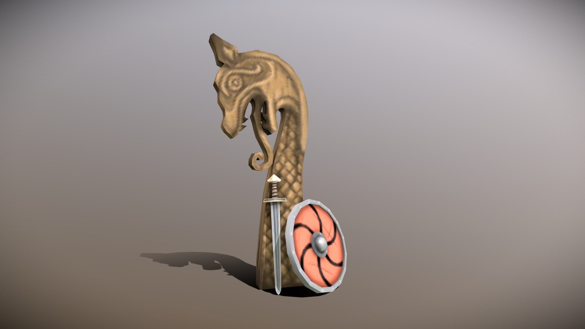 Viking low-poly prop-set - Download Free 3D model by Ngakau Blake ...