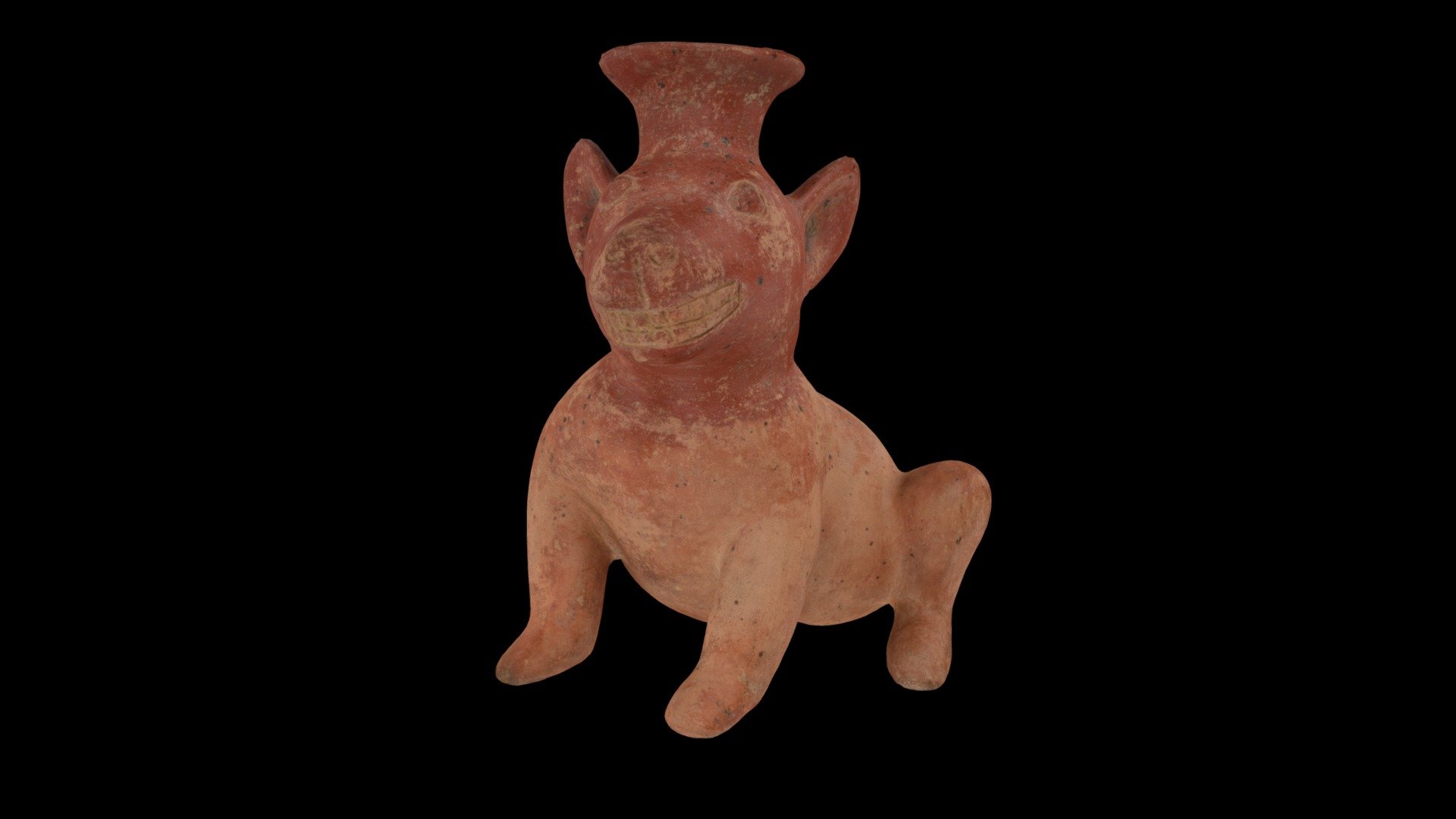 Seated Colima Dog - 3D model by UNLV Marjorie Barrick Museum of Art ...