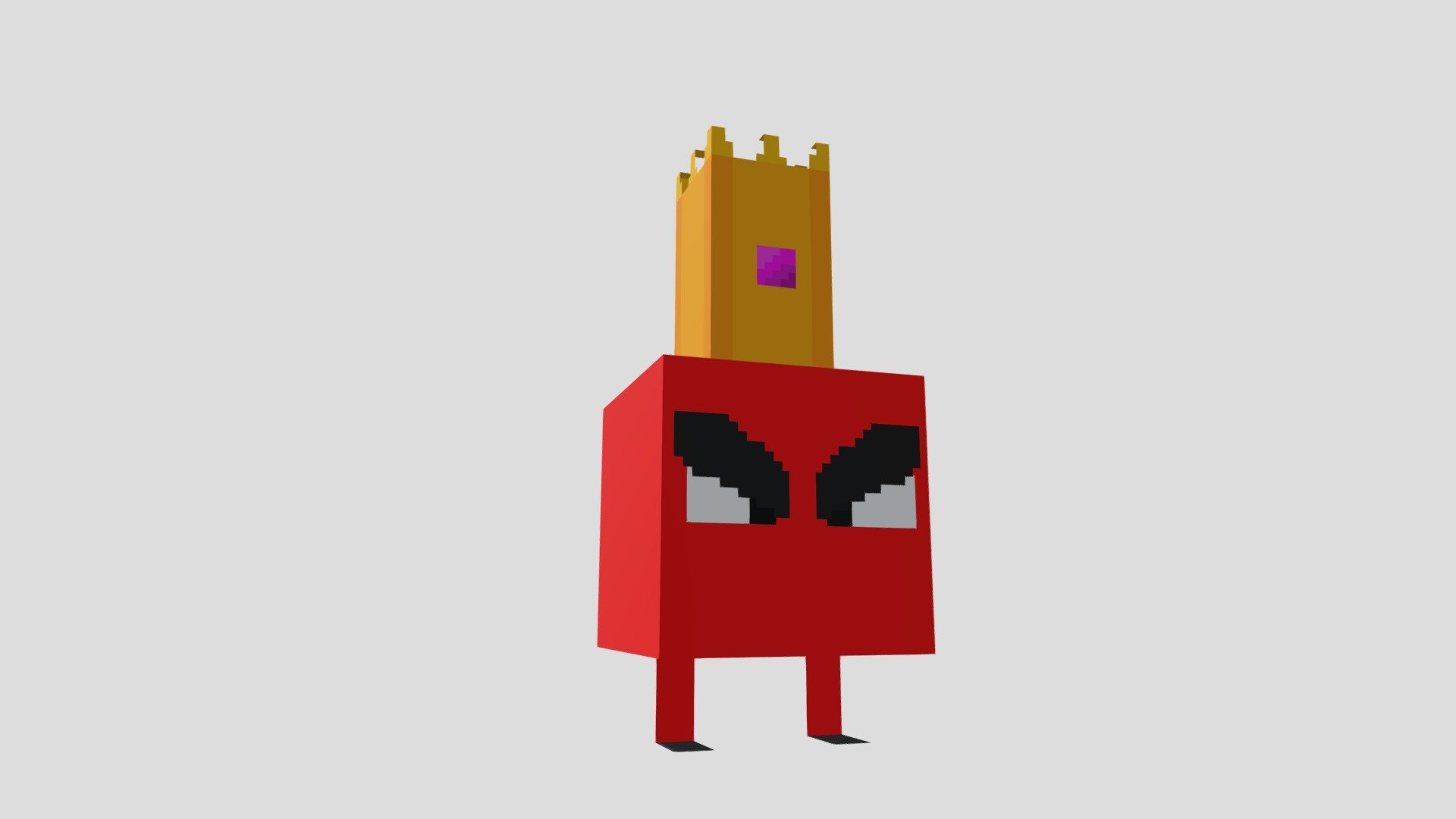 Minecaft the Badblock minecraft boss - Download Free 3D model by Vader ...
