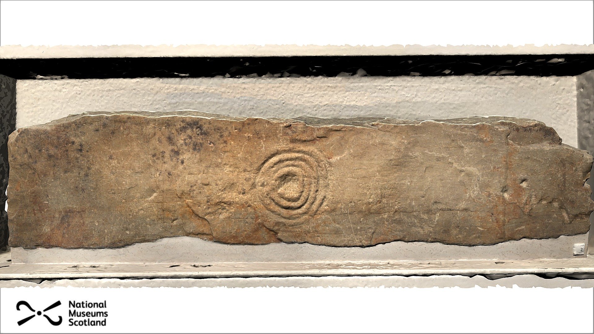 Decorated Lintel, Pickaquoy, Kirkwall, Orkney - 3D model by National ...
