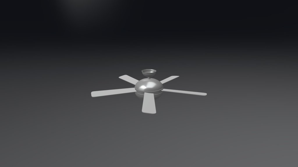 MCR - Week 4 - Ceiling Fan - 3D model by Justin Lawson (@justinlawson ...