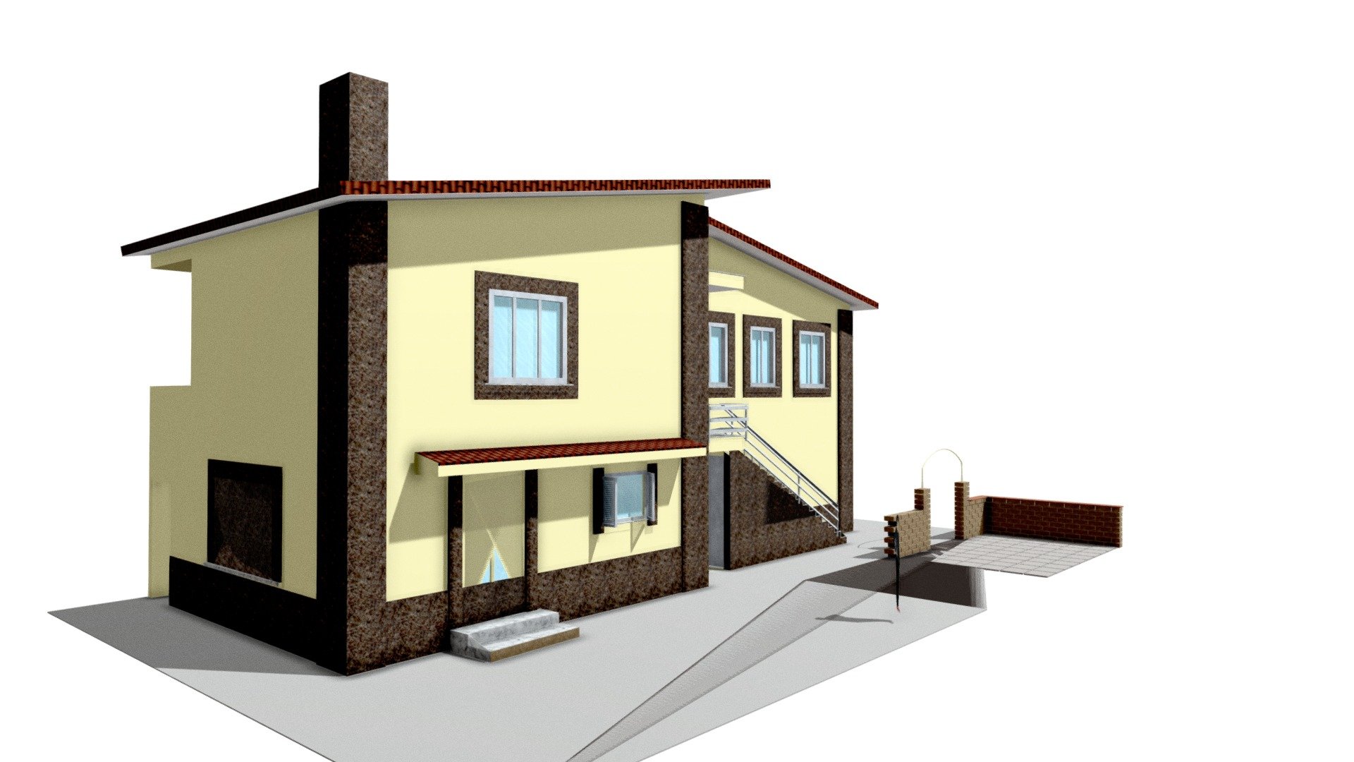 casa - Download Free 3D model by claudio (@clen6062) [fd0143d] - Sketchfab