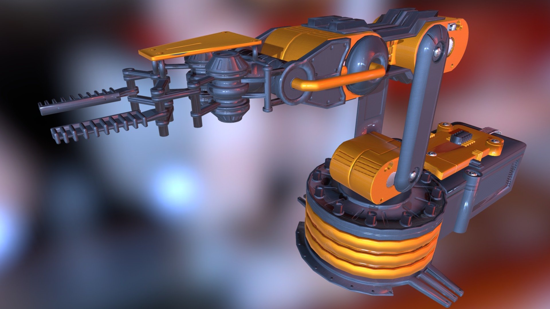Mech Arm - 3D model by SamuraiX13 [fd0170a] - Sketchfab