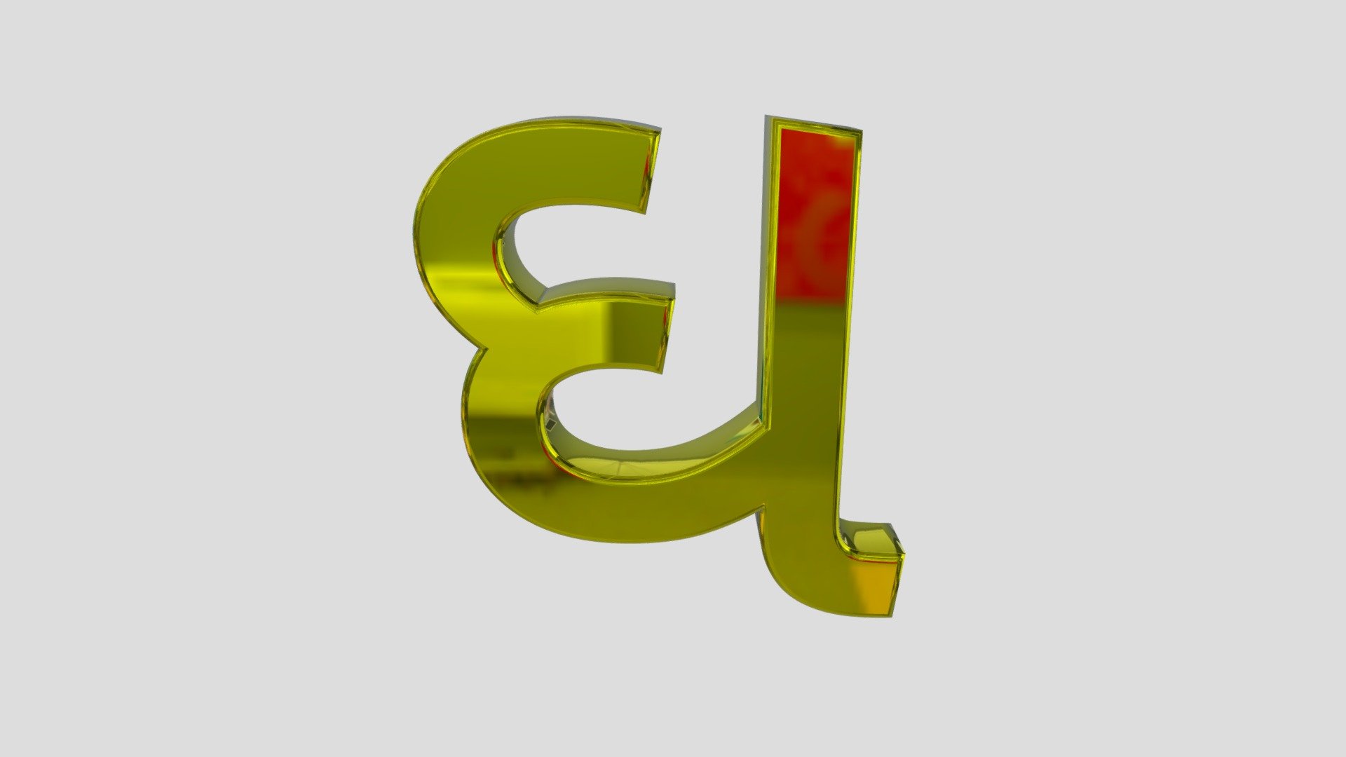 Gujarati Letter Gha - Download Free 3D model by saurabh.buradkar7 ...